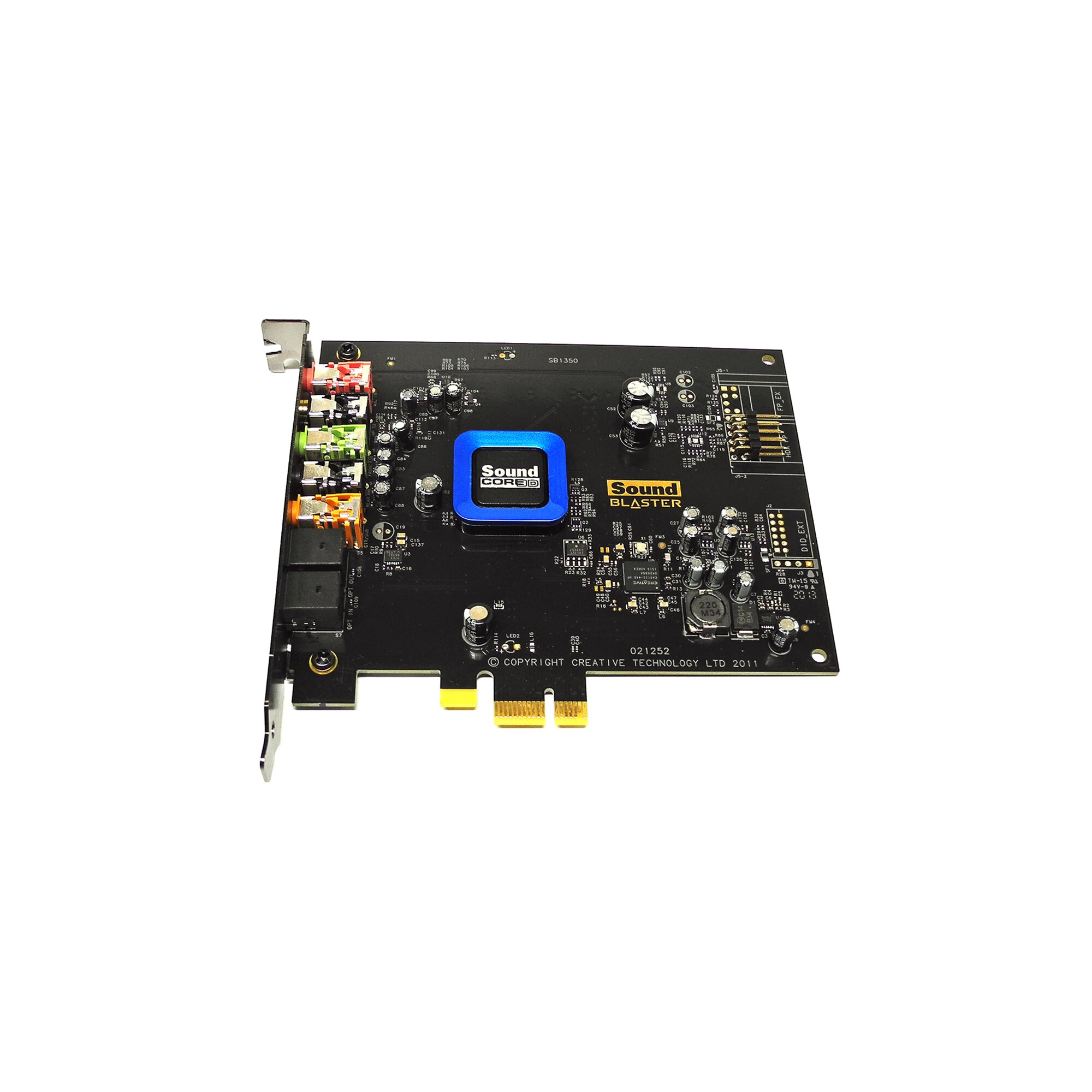 DELL 0J75NW Creative Labs Sound Blaster SB1350 Recon 3D PCIe x1 Sound ...