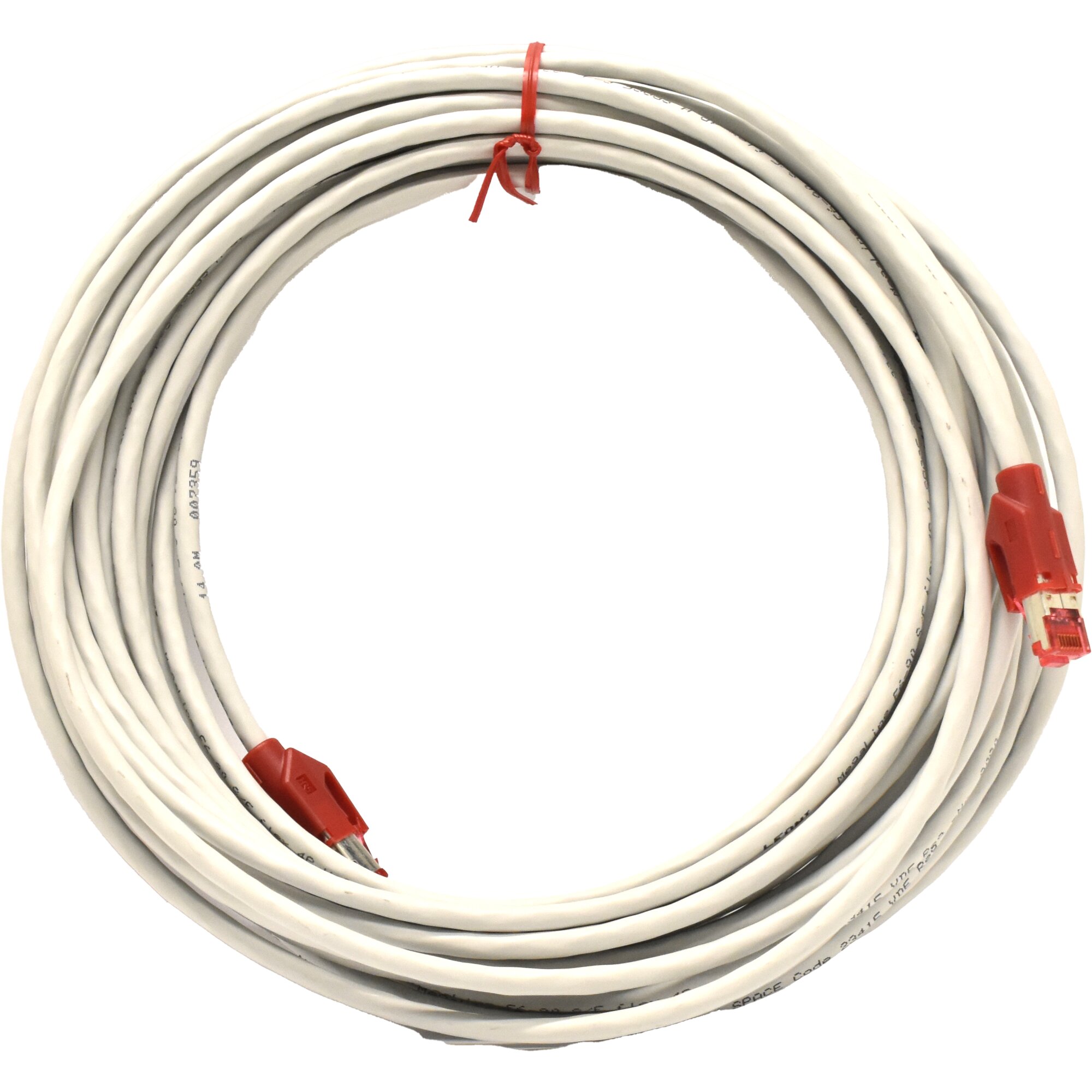 100 x Leoni Patch Kabel Megaline F6-90 S/F flex 4P H Space 23415 VDE Nr ...