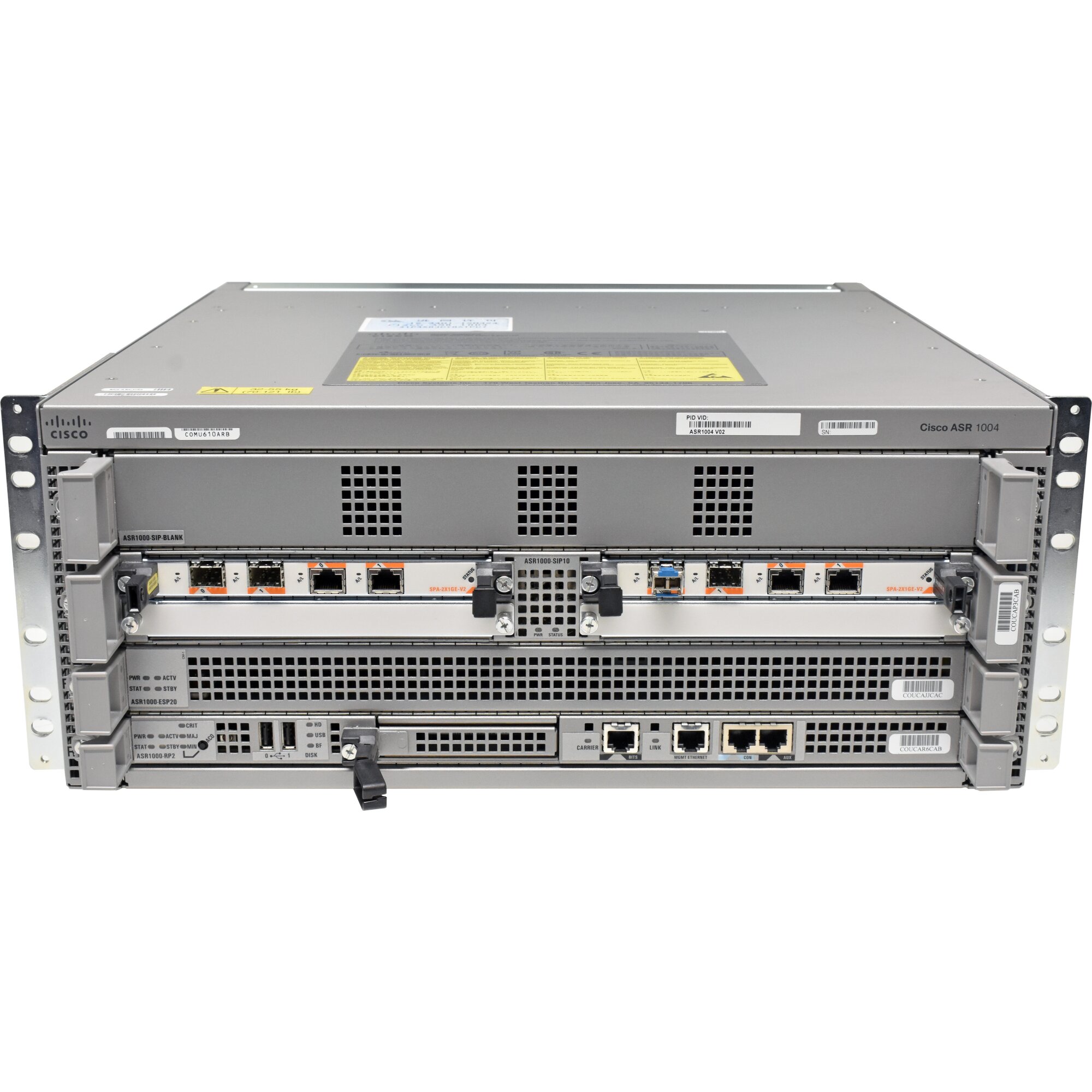 Cisco ASR1004 68-2570-06 + Modul ASR1000-RP2 ASR1000-ESP20 ASR1000 ...