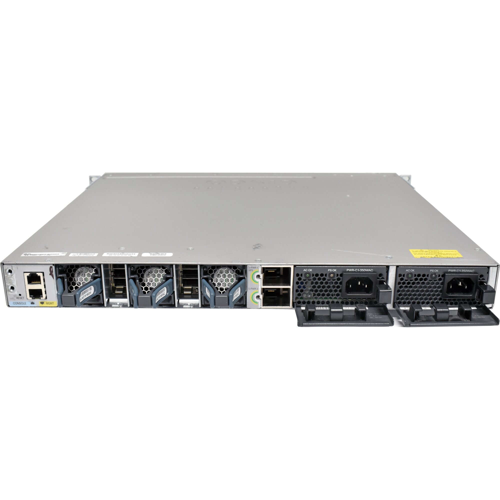 Cisco WS-C3850-48T-L 48-Port stackable Gigabit Ethernet Switch 2x PSU ...