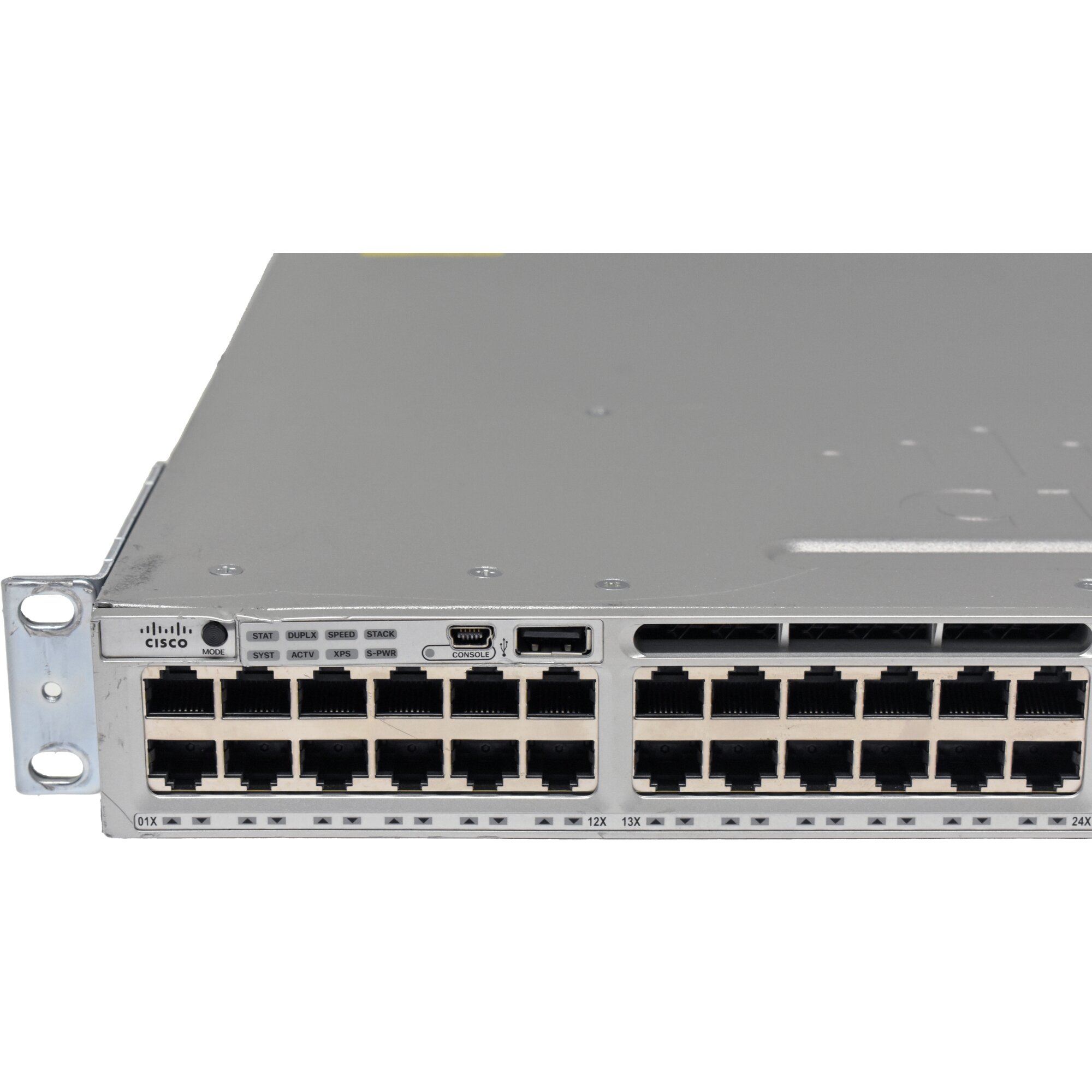 Cisco WS-C3850-48T-L 48-Port stackable Gigabit Ethernet Switch 2x PSU - Piospartslap