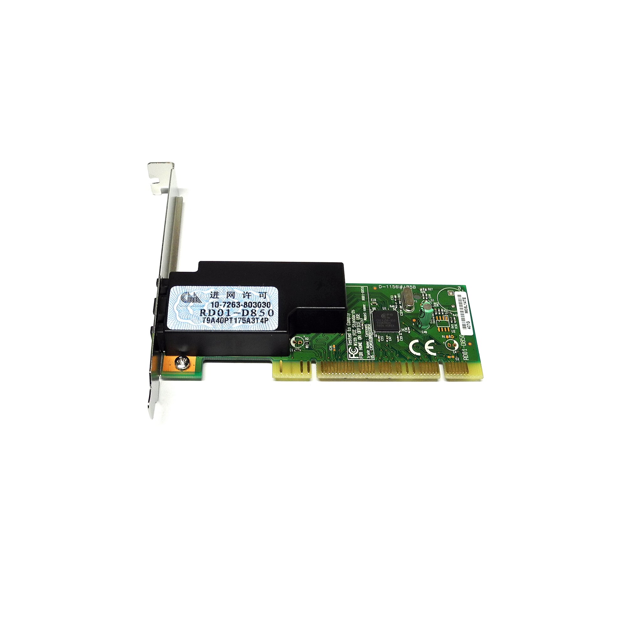 DELL 0HF187 Conexant RD01-D850 Dual-Port RJ-11 PCI Fax Modem Card ...