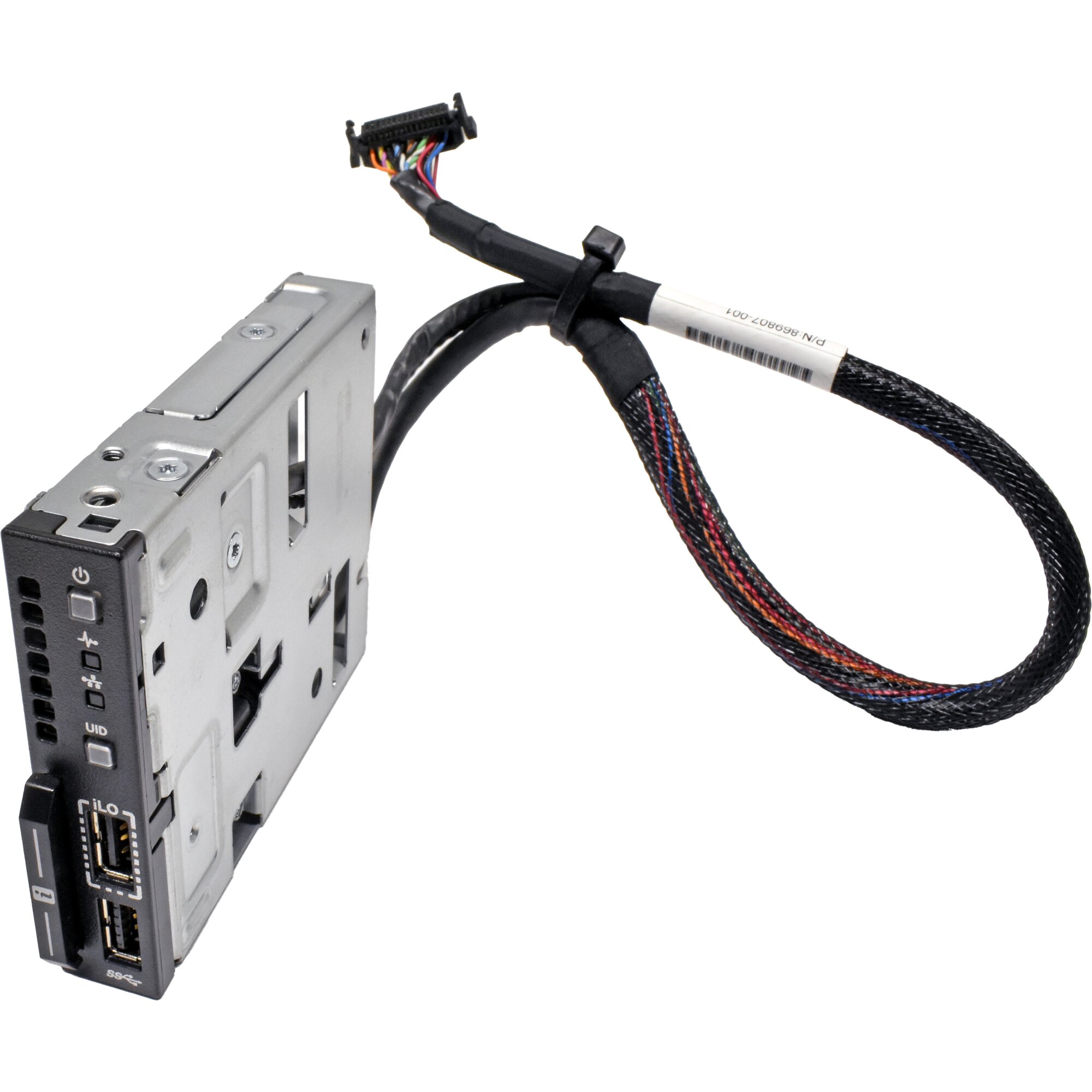 HP ProLiant DL380 G10 Front Control Panel 1x USB 3.0 1x ILO USB + Cable ...