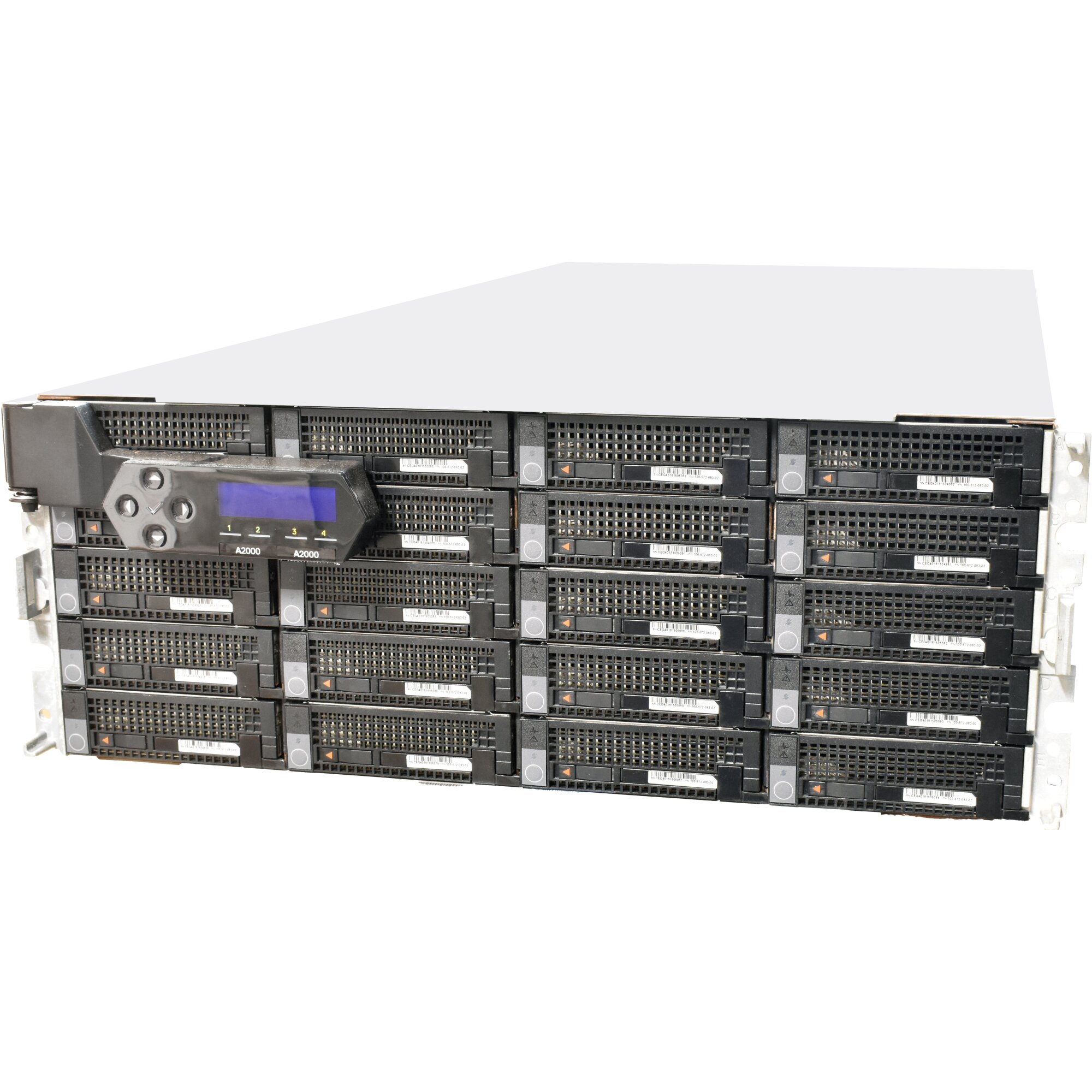 EMC Isilon A2000 NAS Storage 4xNode je 1x Pentium D1508 16GB PC4 RAM 64GB M.2. 1x X520-DA2 1x DP ...