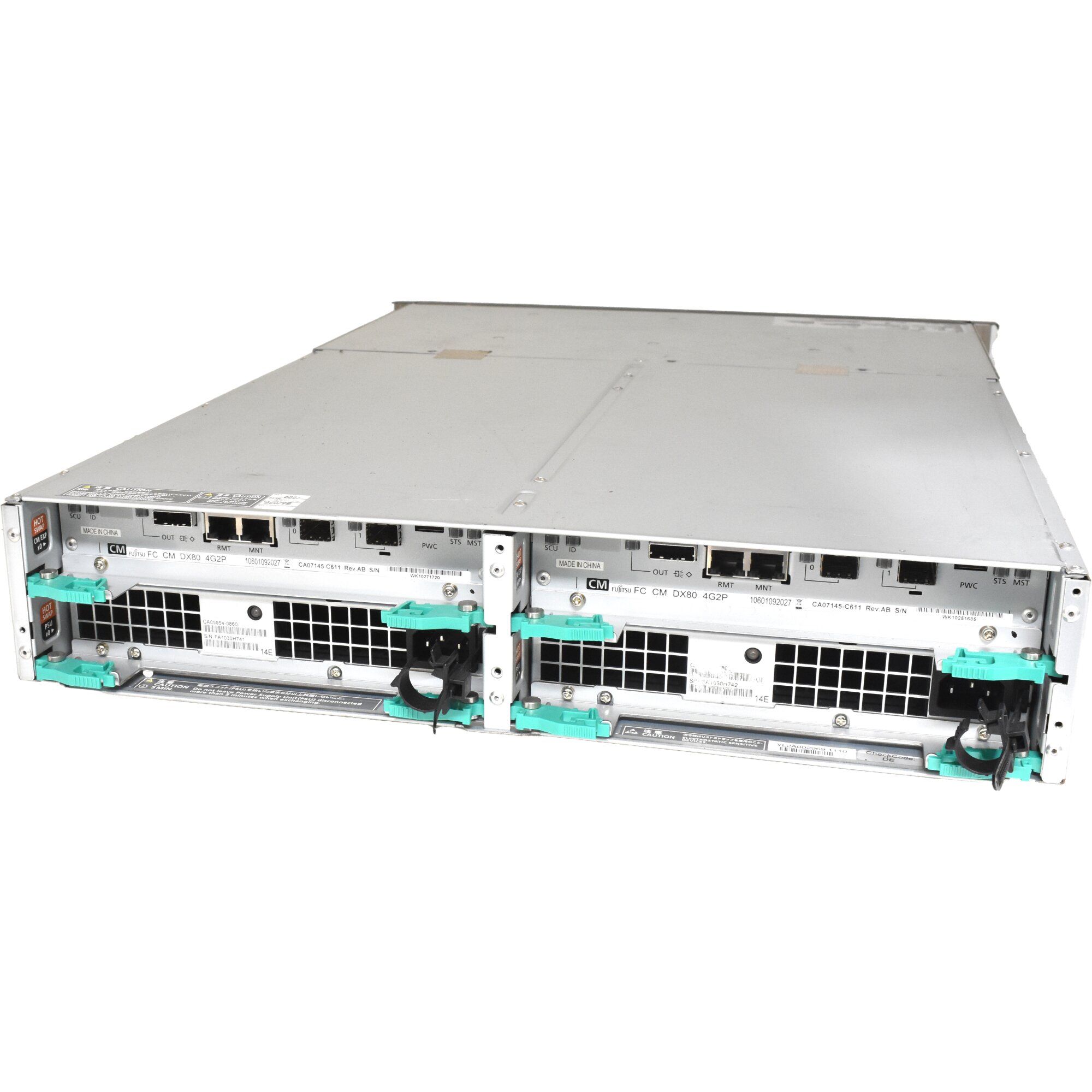 Fujitsu Eternus Storage DX80 FTS: ET08F22AG 12 Bay 3,5" 2x CA07145-C611 ...
