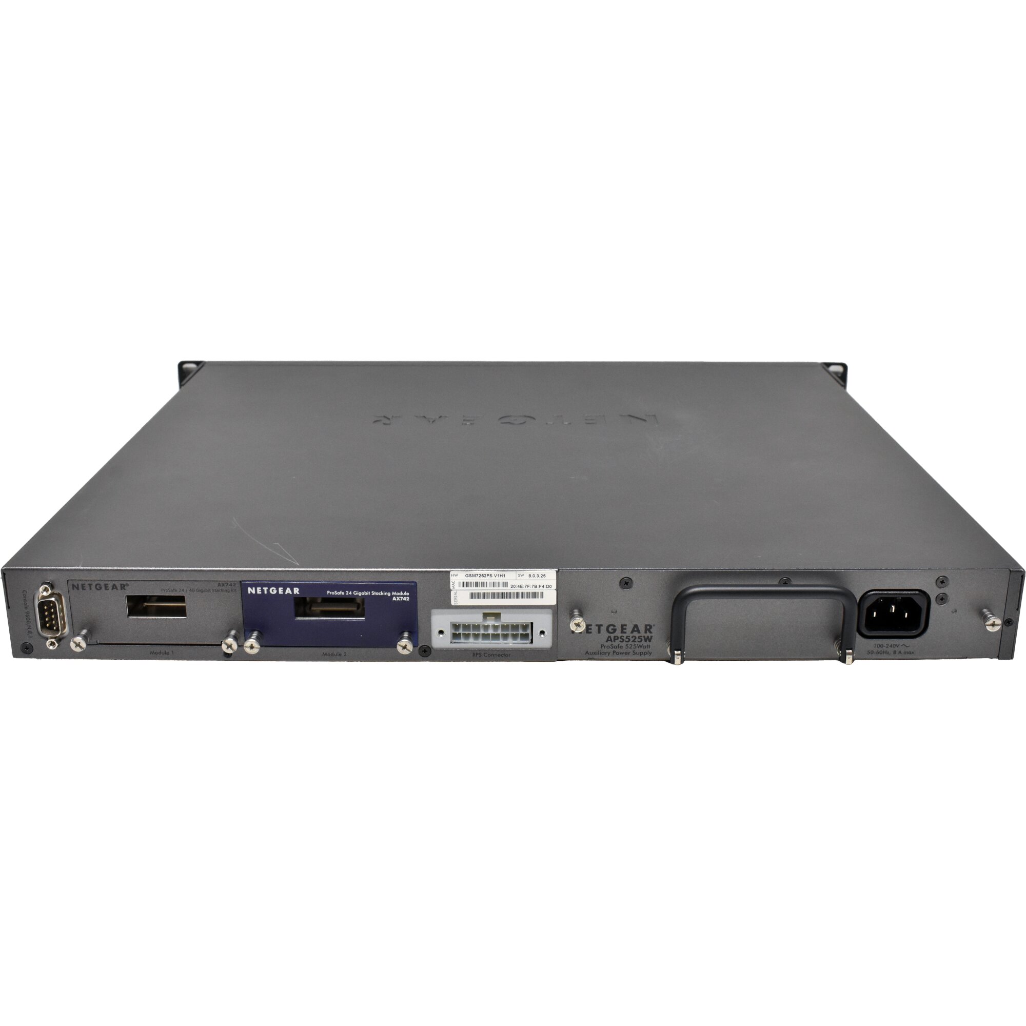 Netgear ProSafe GSM7252PS 8-Port PoE+ 40-Port PoE GE Switch 4x 1G SFP ...