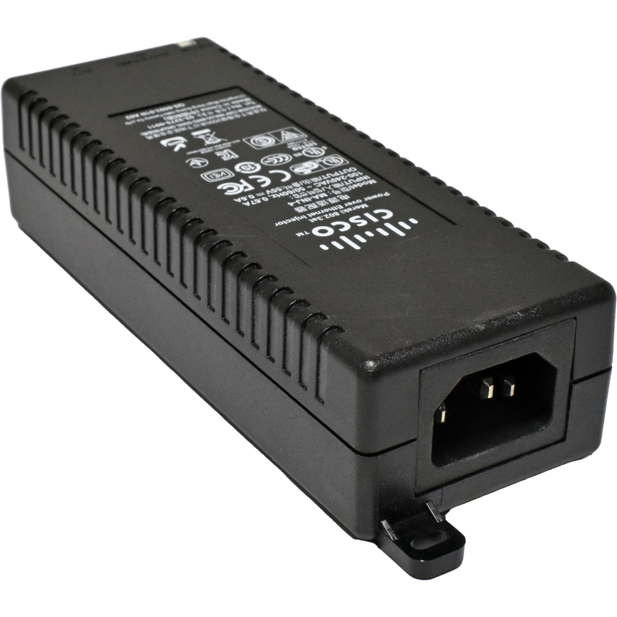 Cisco Meraki 802.3at PoE Injector MA-INJ-4 + Power Cord - Piospartslap