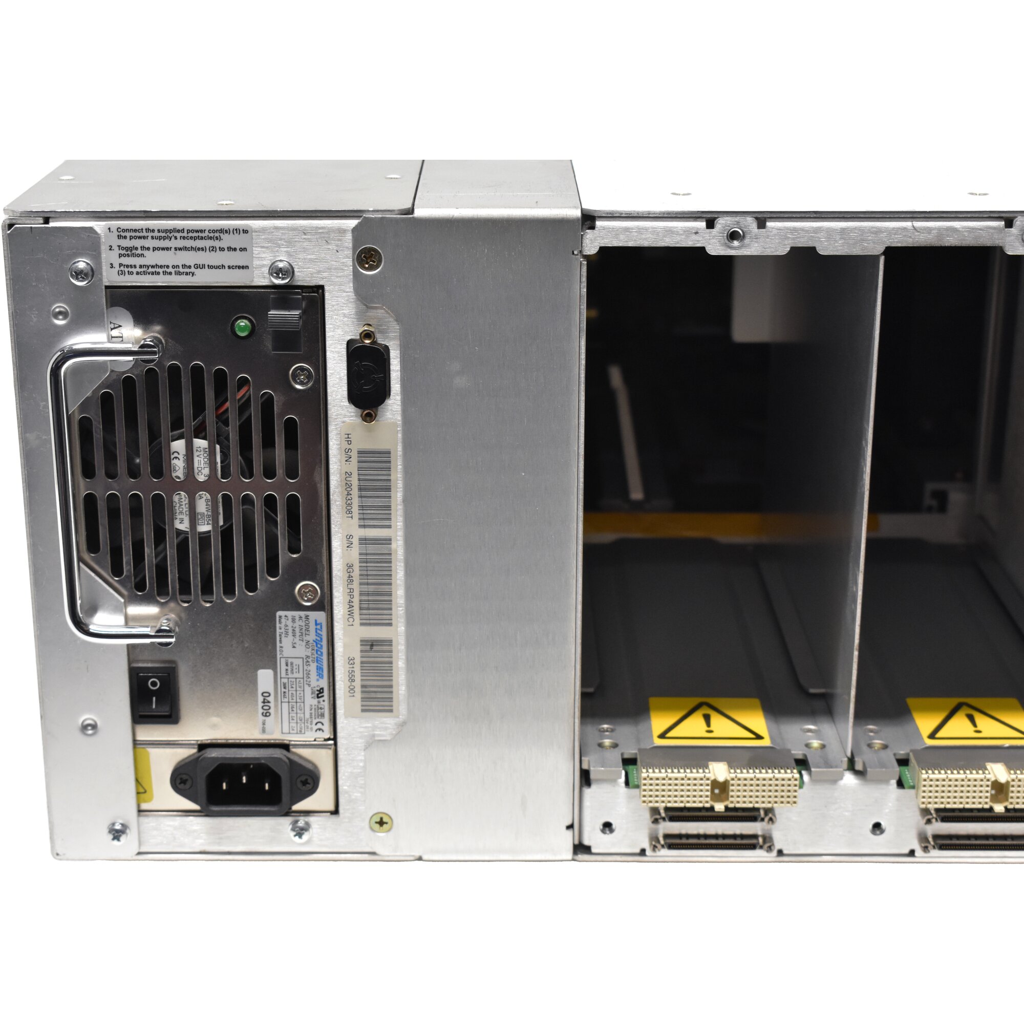 HP StorageWorks MSL6030 Tape Library + Rack Rail Kit + PSU no Tape ...