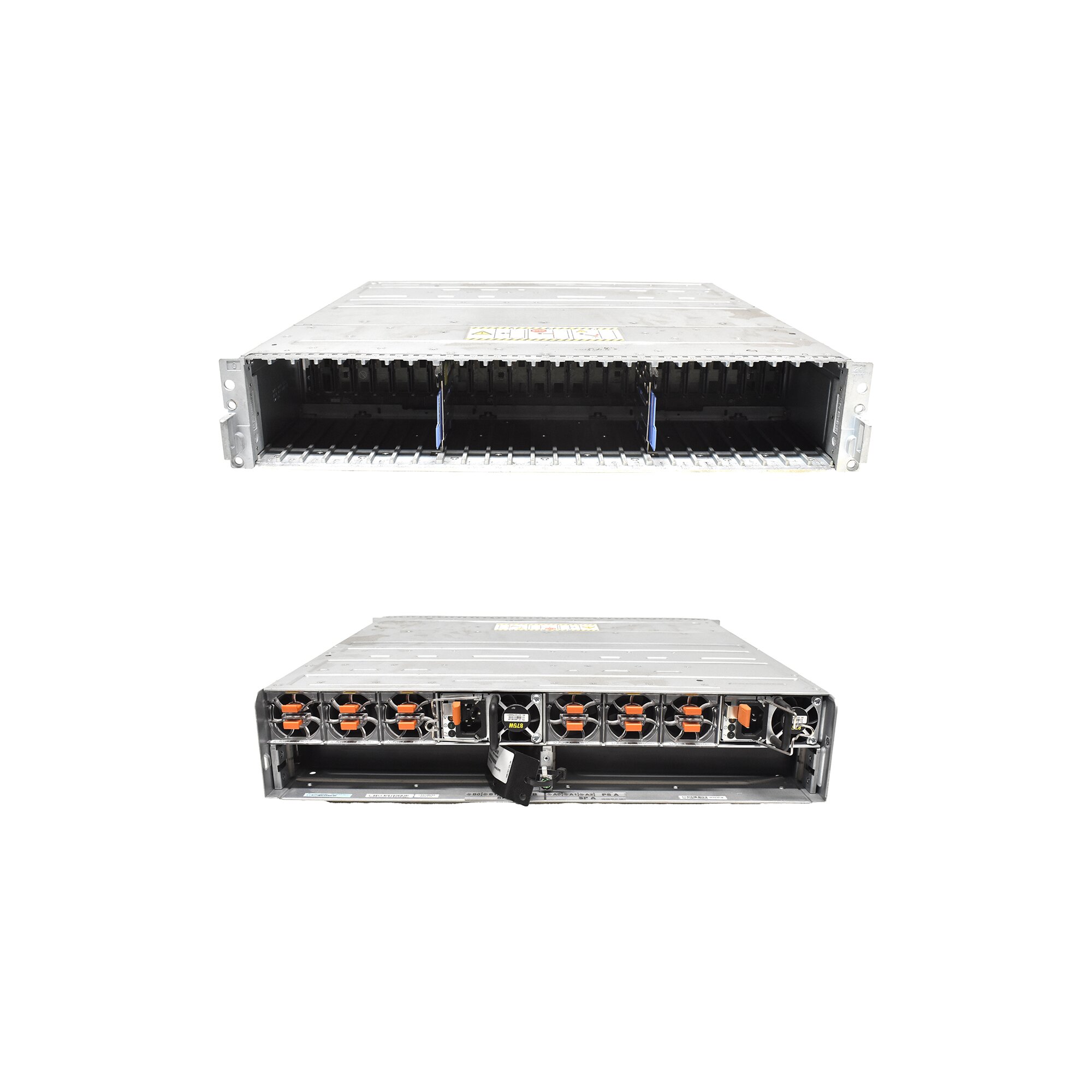 EMC VNXe 1600 Storage Chassis BPE25 25x SFF Zoll 2x PSU 6X Fan ...