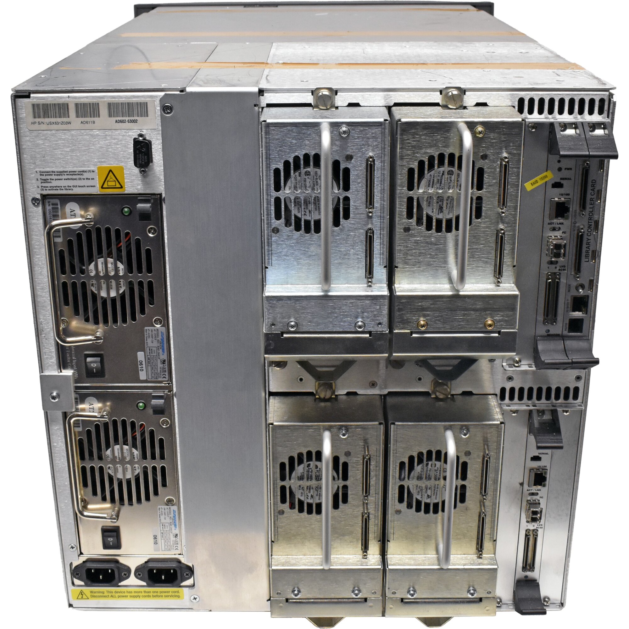 HP StorageWorks MSL6060 Tape Library LTO-3 + Rack Rail Kit + PSU ...