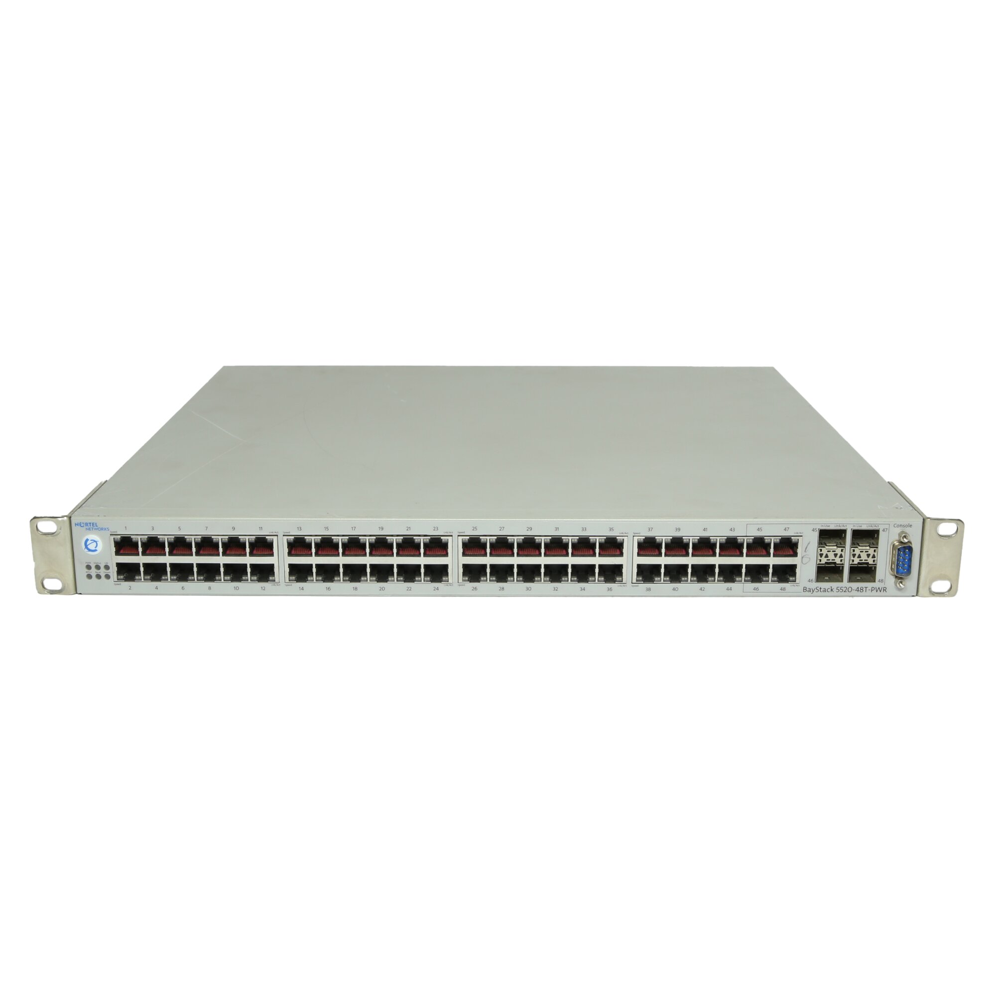 Nortel 5520-48T-PWR AL1001A05-E5 48-Port PoE Gigabit Ethernet Switch 4x ...