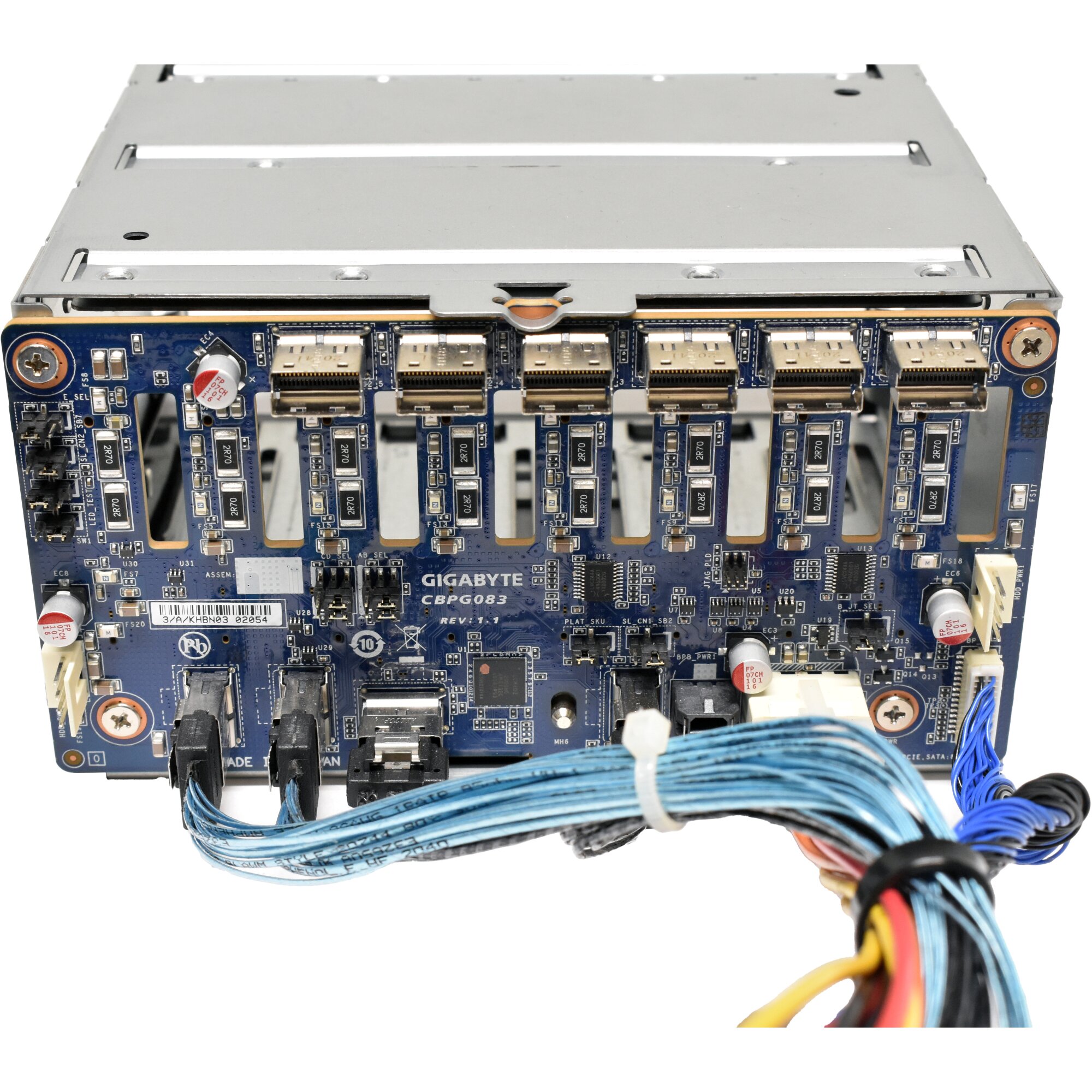 Gigabyte G292-Z20 8-Port SFF Backplane Board CBPG083 + Cage + Cable ...