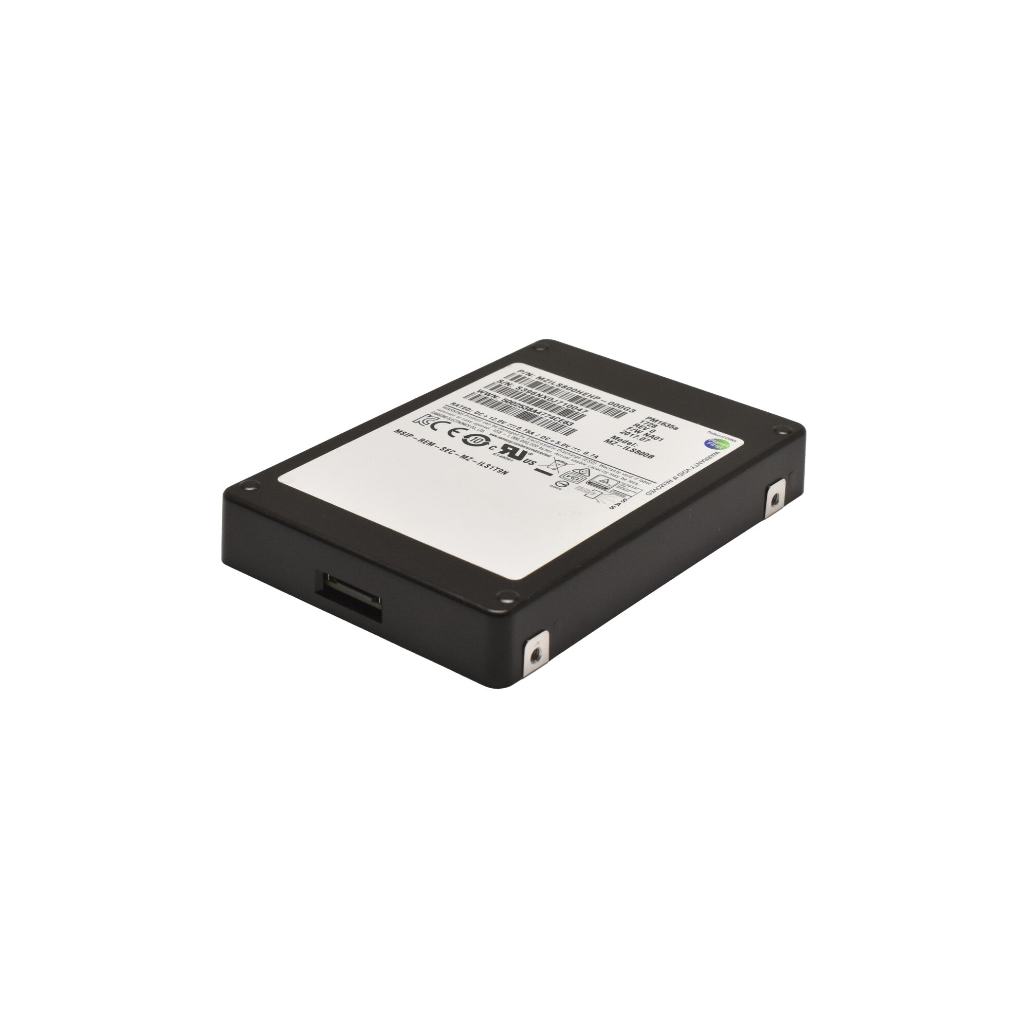 Samsung PM1635a 800GB 2.5 Zoll 12G SAS SSD MZILS800HEHP-000G3 MZ-ILS800B