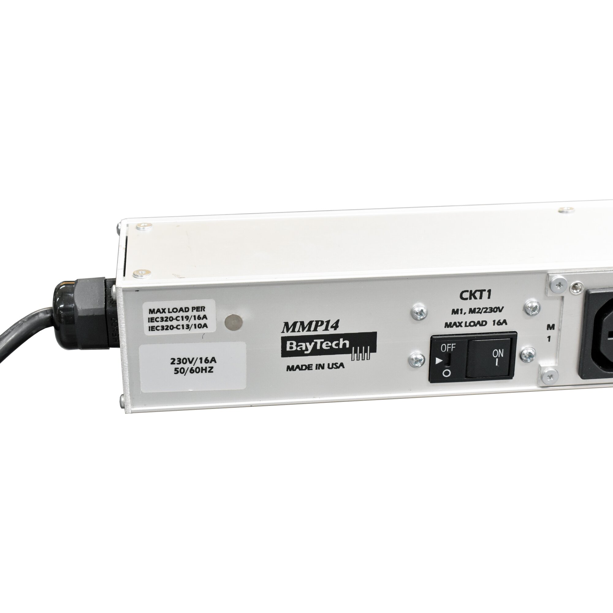 BayTech MMP14 Rack PDU Metered Single-Phase Null HE 16A 230V 20x C13 ...