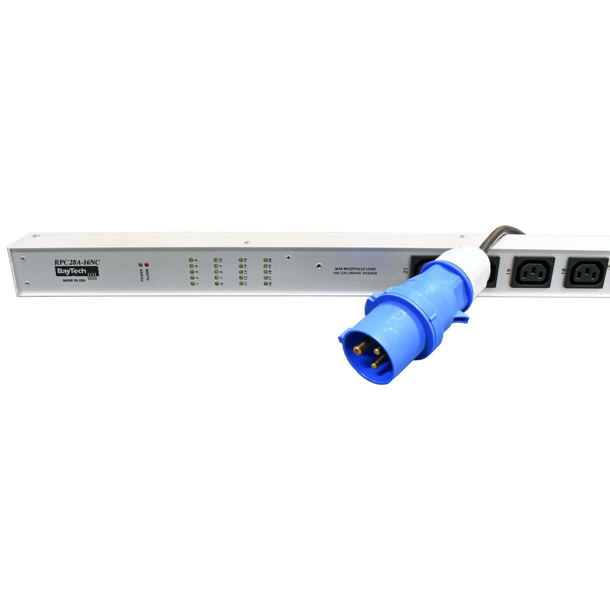 BayTech RPC28A-16NC Rack PDU Metered Single-Phase Null HE 16A 220-240V ...