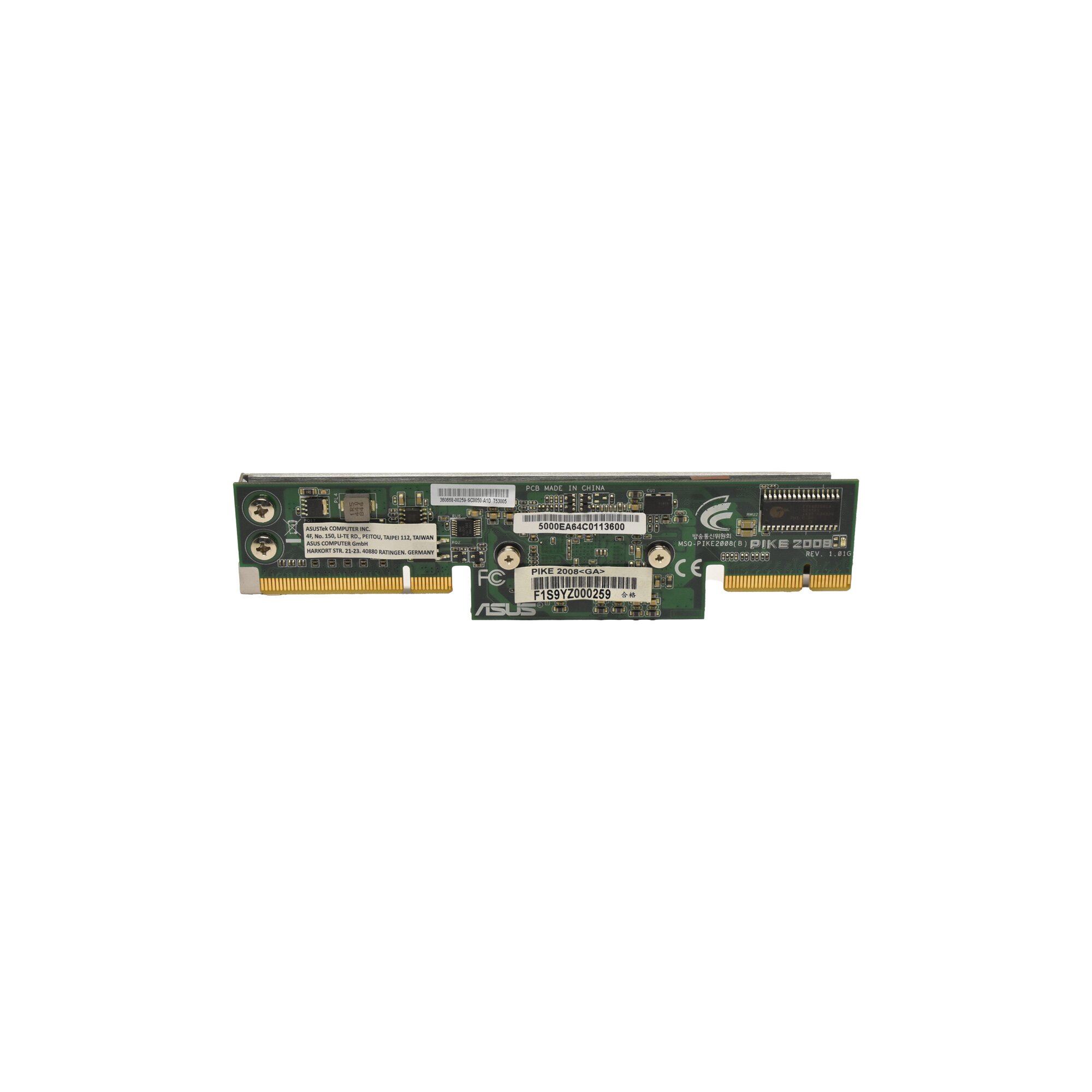 Asus RAID Controller PIKE 2008 RAID SAS / SATA 6Gbps PCIe x8 - Piospartslap