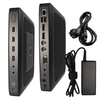 HP t620 Thin Client Flexible 1,65 GHz GX-217GA 16GB SSD 4GB RAM Windows ...