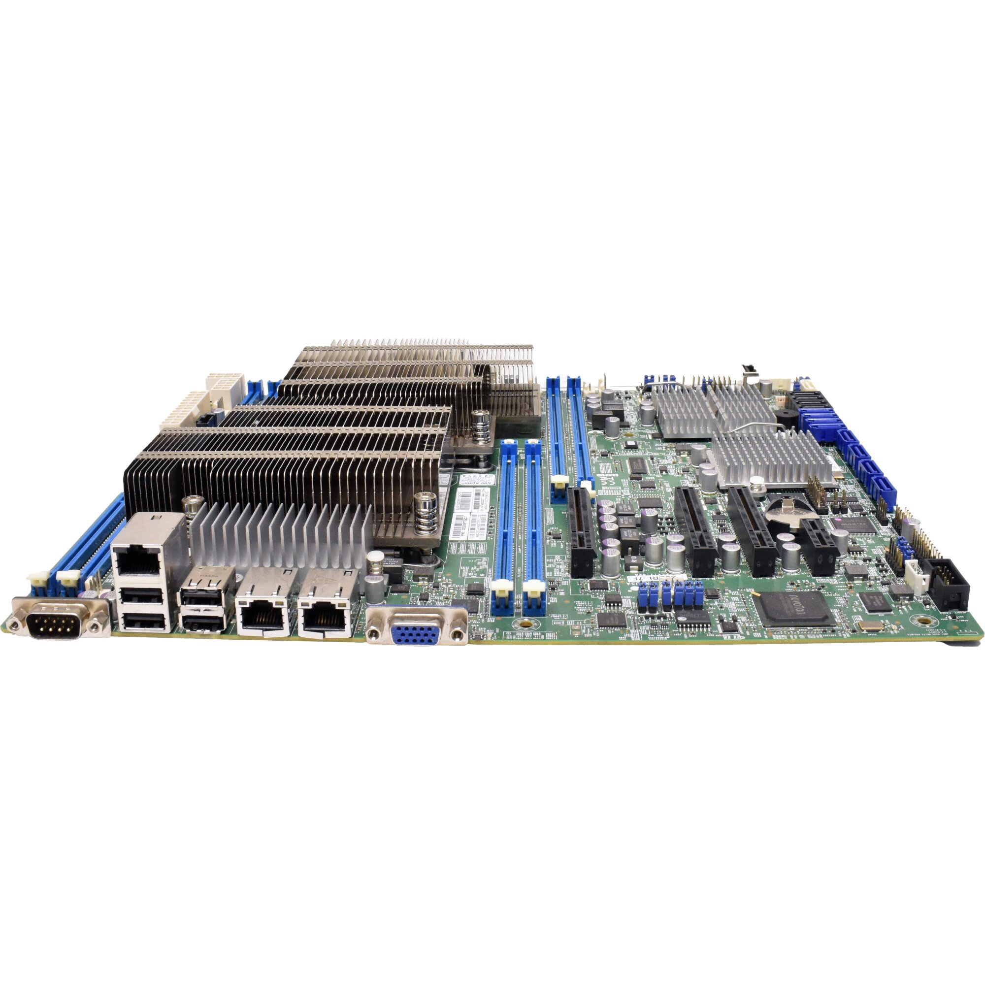 Supermicro ATX Mainboard X9DRL-7F Rev.1.02A 2x LGA-20113 Socket 2x CPU ...