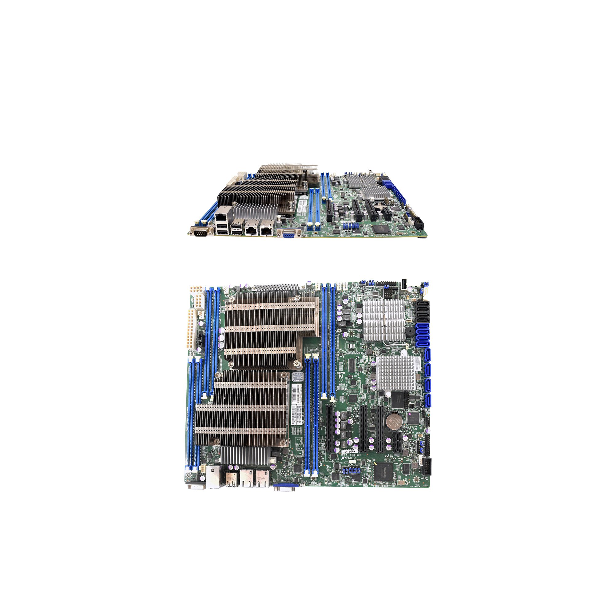 Supermicro ATX Mainboard X9DRL-7F Rev.1.02A 2x LGA-20113 Socket 2x CPU ...