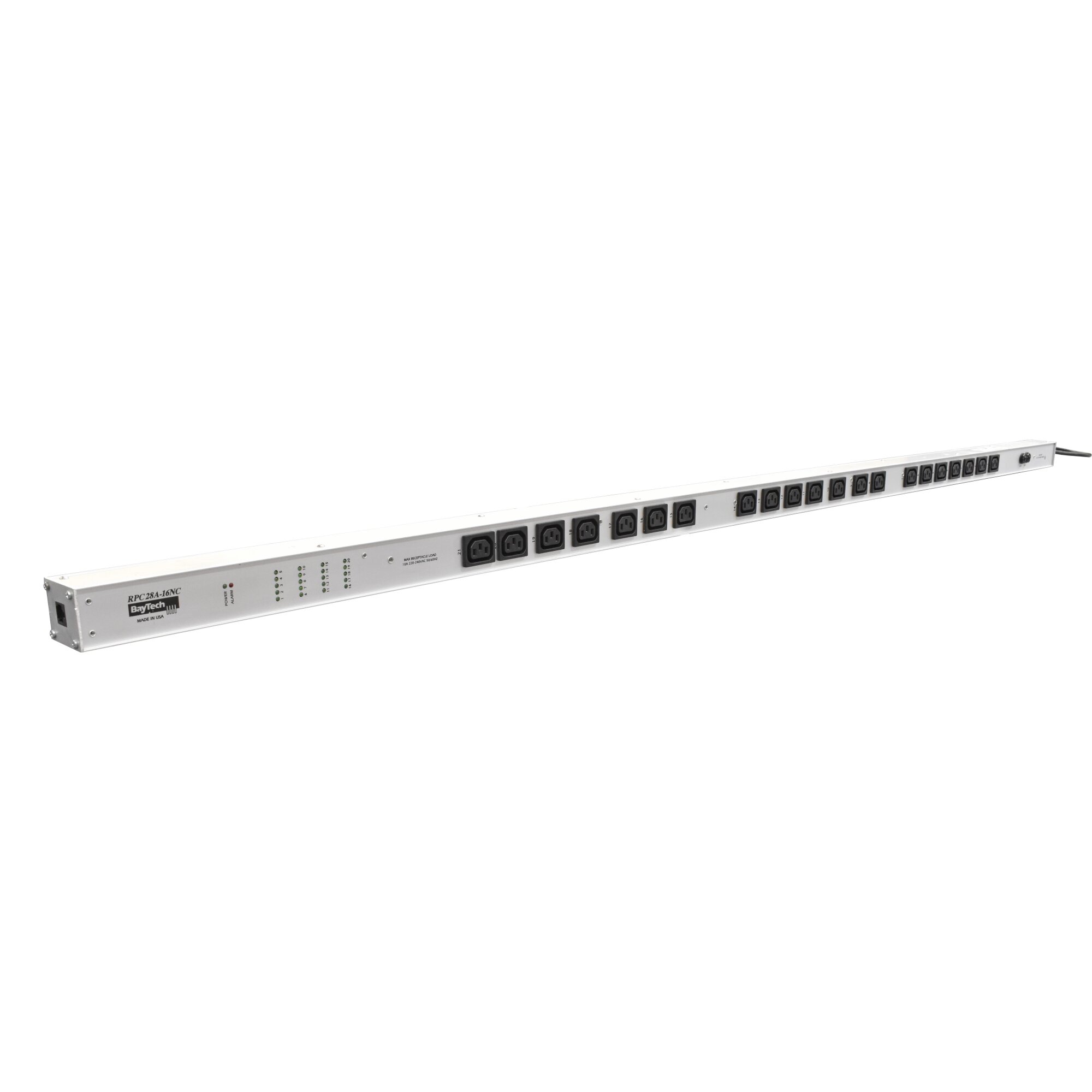 BayTech RPC28A-16NC Rack PDU Metered Single-Phase Null HE 16A 220-240V ...