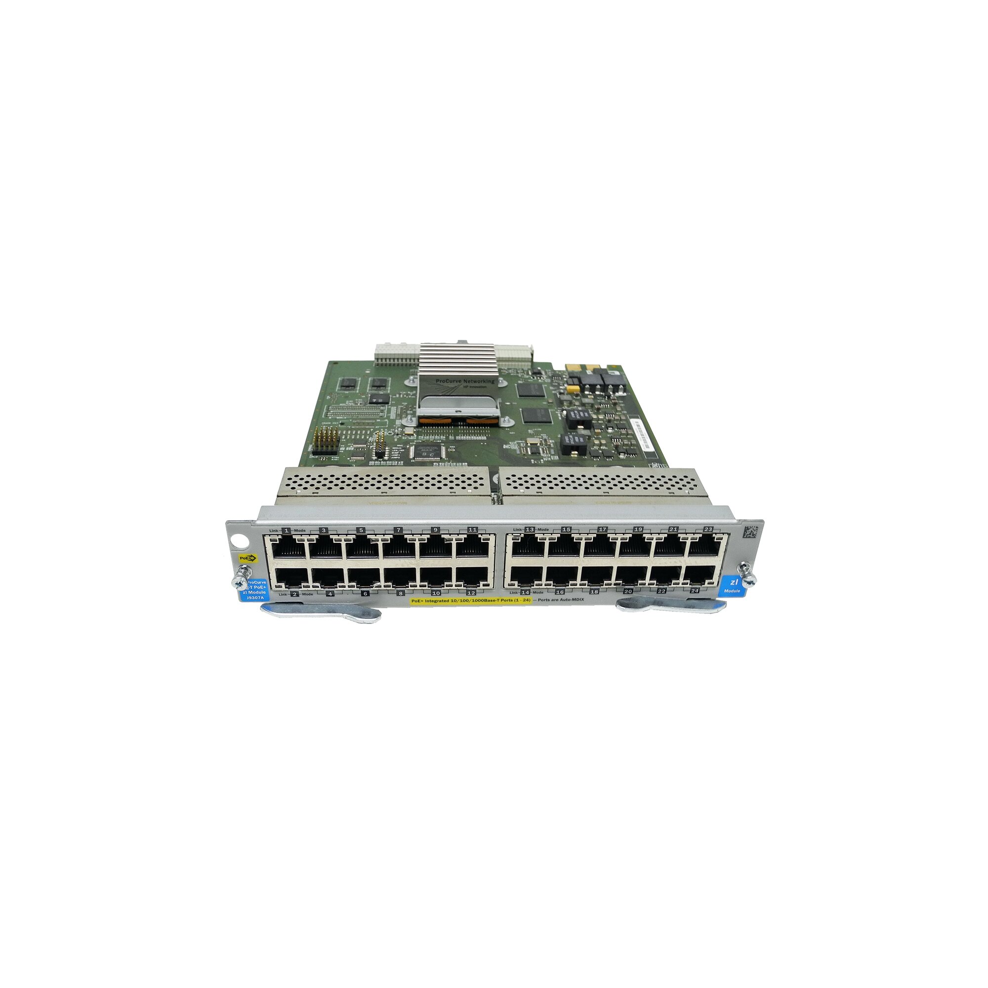 HP ProCurve 24 Port Gigabit PoE+ Module J9307A für Modular Switches zl ...
