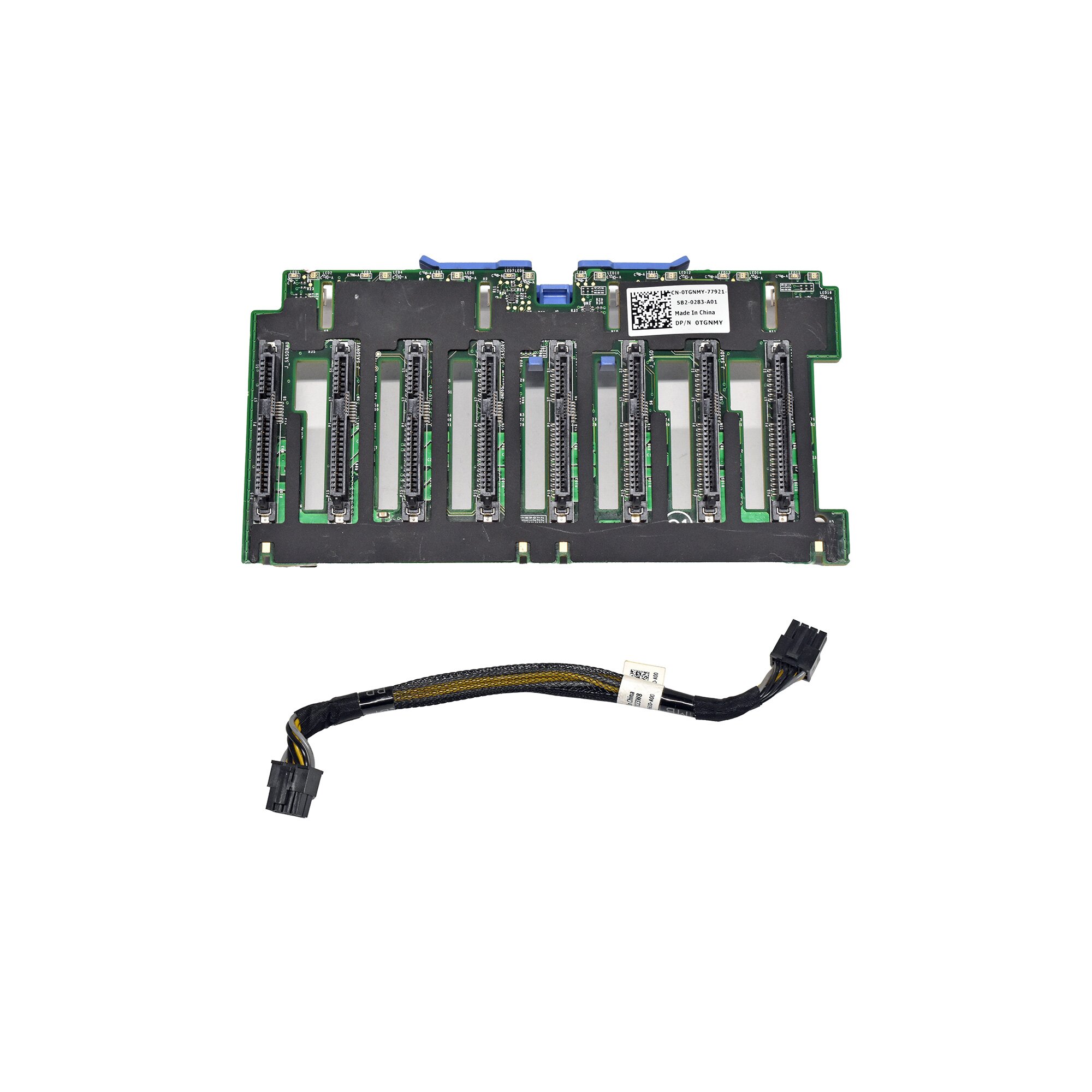 DELL 0TGNMY SAS Backplane 8 x 2.5” für PowerEdge R730 + Kabel
