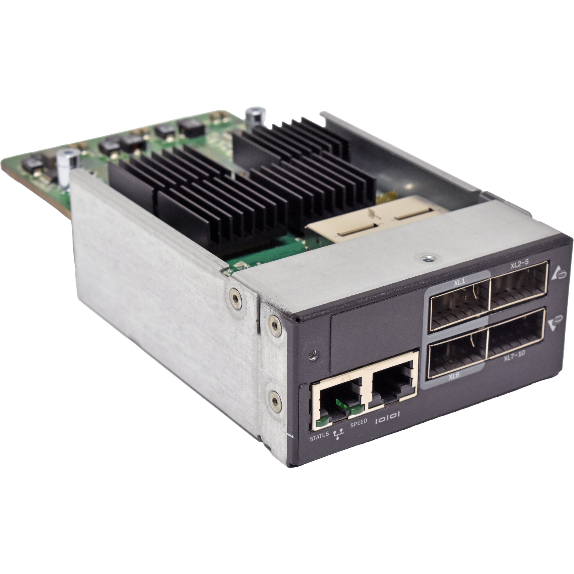 Brocade ICX 6610-48P 40-1000540-10 4-Port 40G QSFP Uplink Module ...