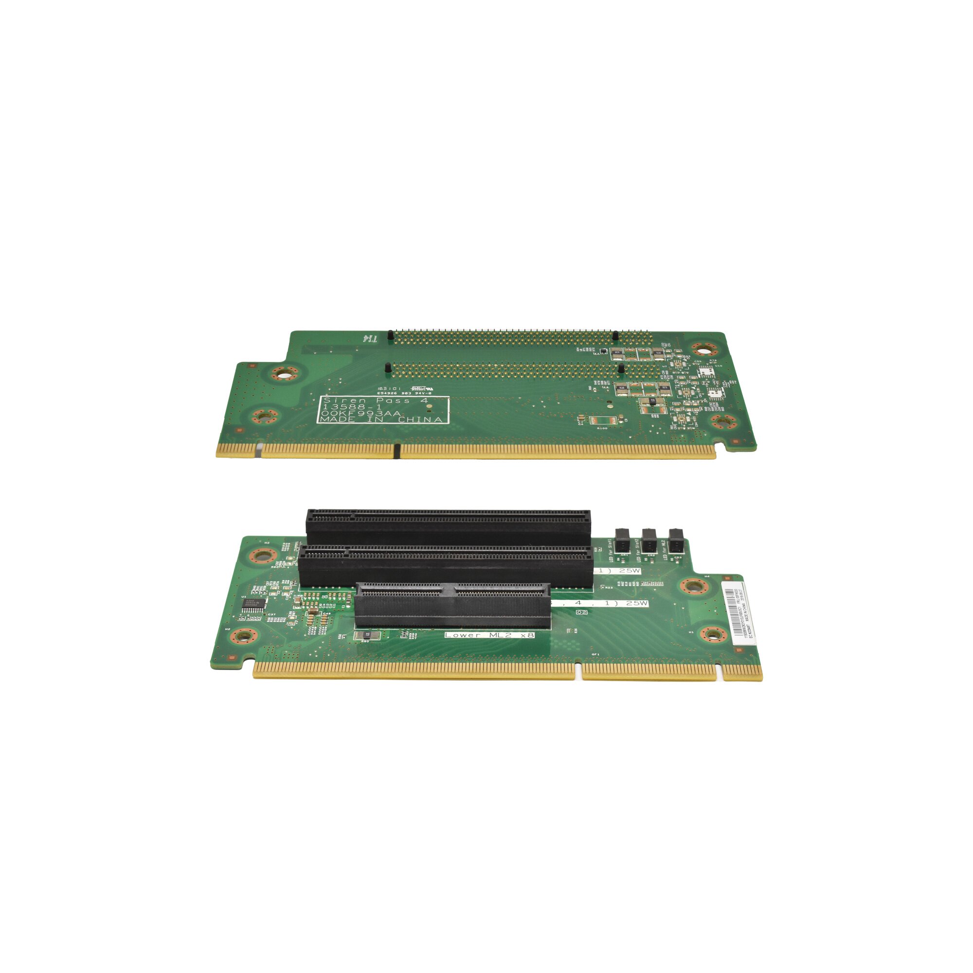 IBM Lenovo Slot Riser Board 2x PCIe x16 1x ML2 x8 Gen3 00KA630 ...