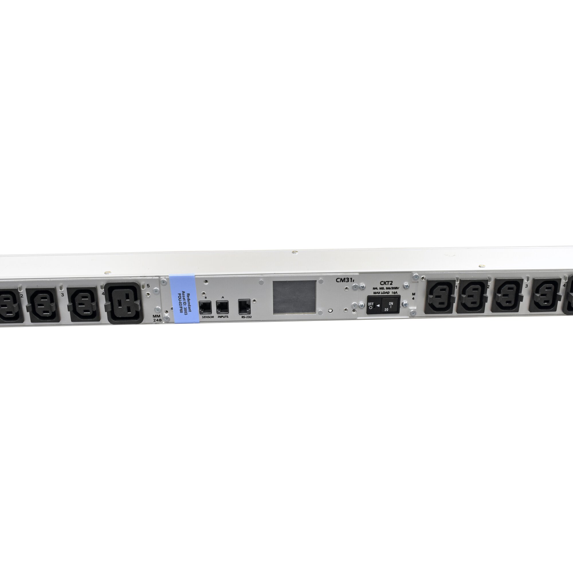 BayTech MMP17 Rack PDU Metered Single-Phase Null HE 24A 230V 24x C13 6x ...