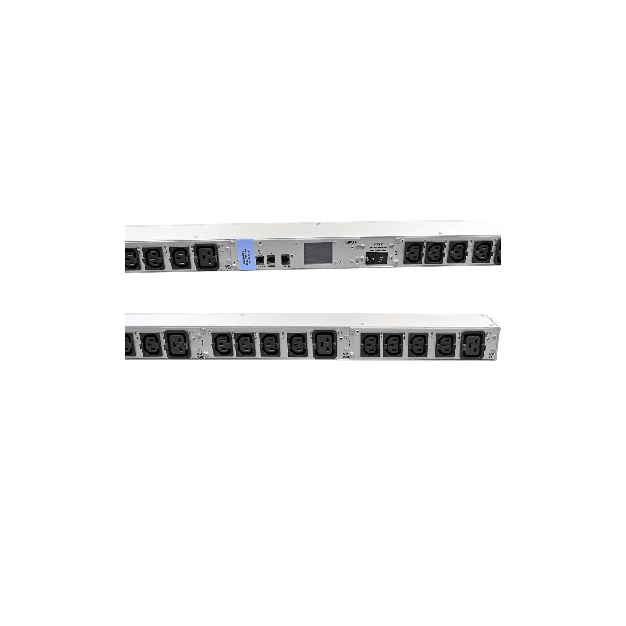 BayTech MMP17 Rack PDU Metered Single-Phase Null HE 24A 230V 24x C13 6x ...
