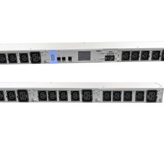 BayTech MMP17 Rack PDU Metered Single-Phase Null HE 24A 230V 24x C13 6x ...