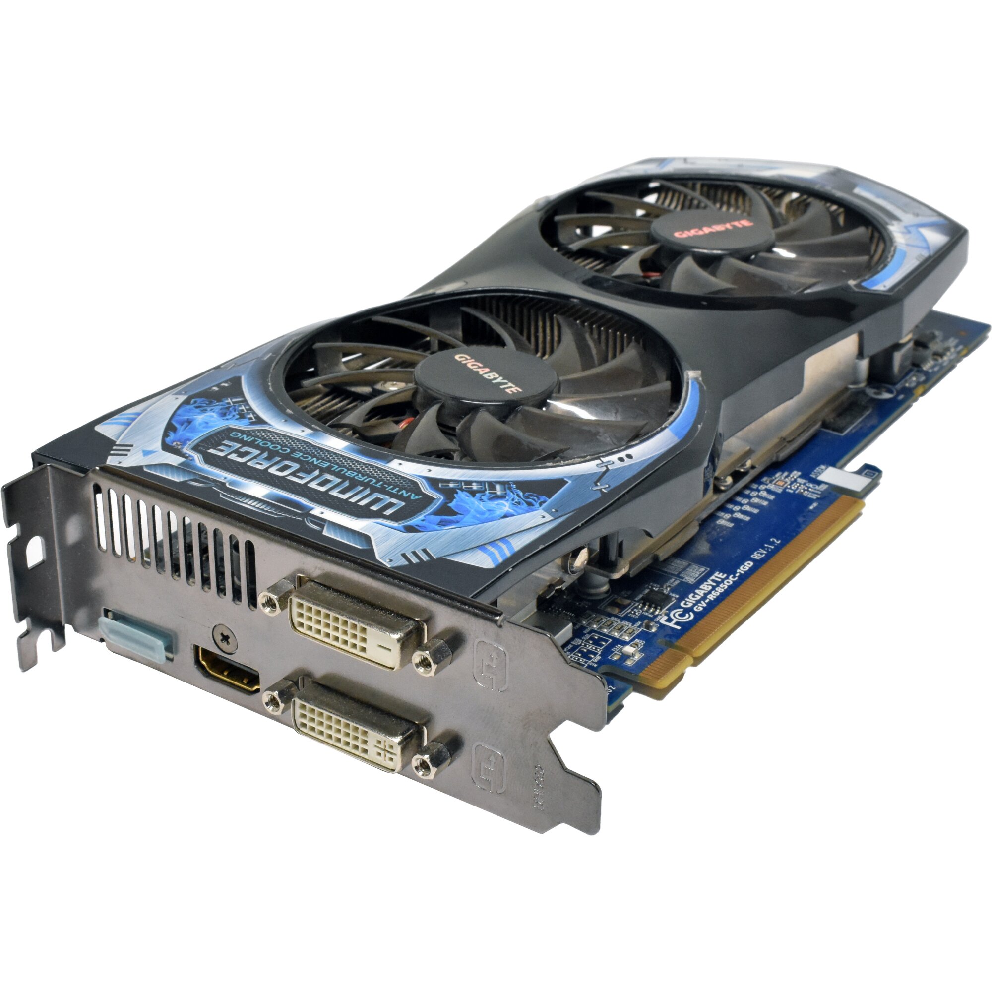Gigabyte Windforce GV-R6850OC-1GD Graphics Card HD 6850 GPU 1GB GDDR5 ...