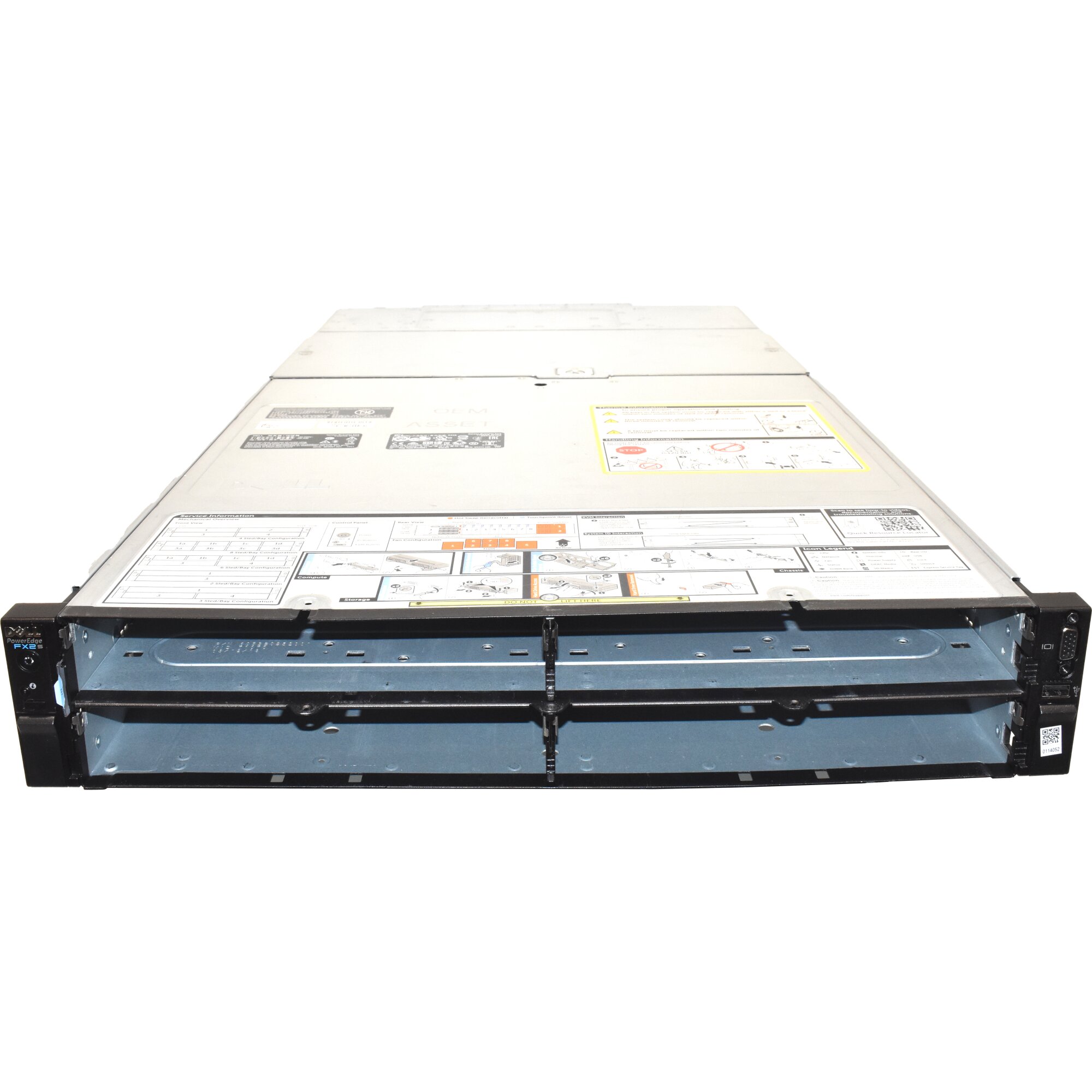 Dell PowerEdge FX2s Rack Server 0XJ6VP CMC 2x FN2210S 8x Riser Module ...