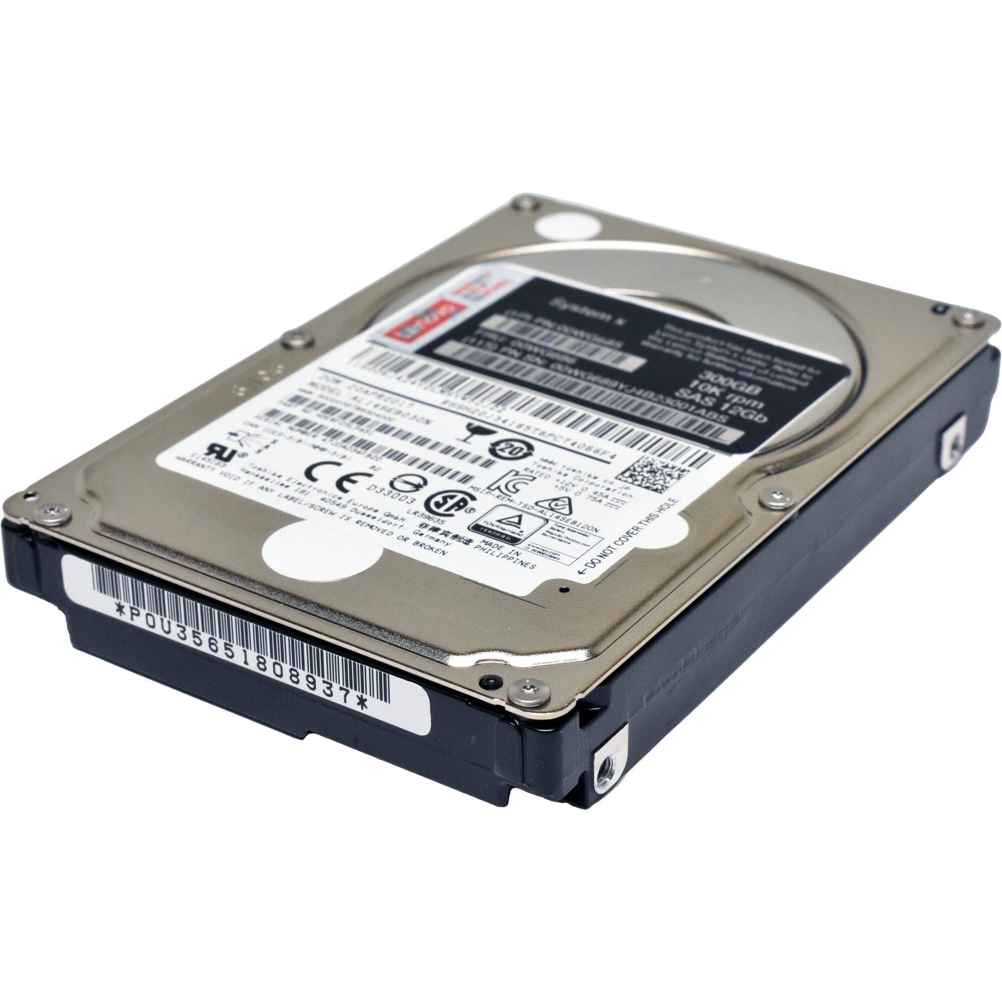 IBM Lenovo Toshiba 300GB 00WG686 00WG685 AL14SEB030N 12G 2.5" 10K SAS HDD