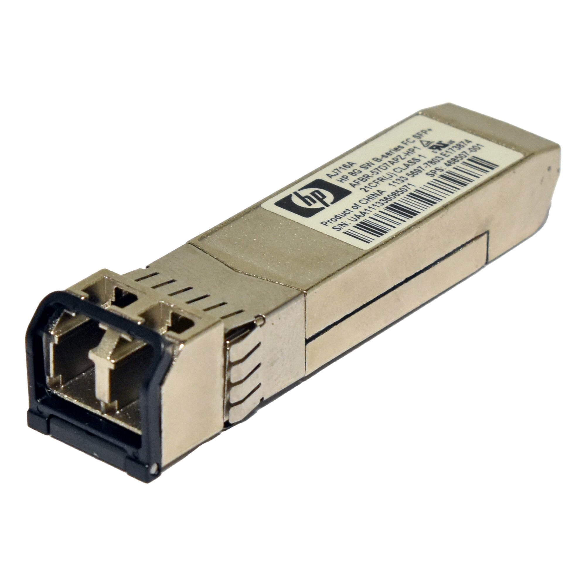 HP AJ716A FC SFP+ 8Gb/s SW 850 nm Transceivers Module 468507-001