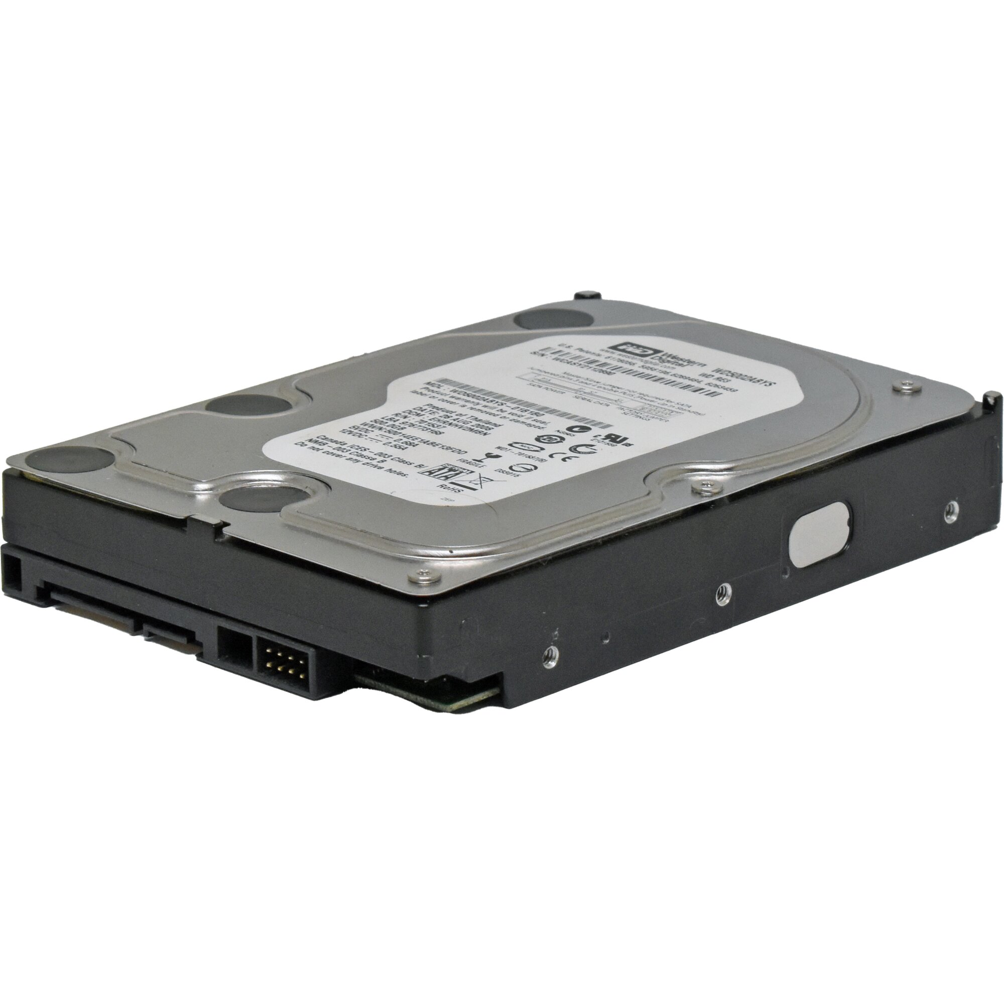 WD 500 GB 3.5" SATA HDD Festplatte WD5002ABYS-01B1B0 7200 rpm