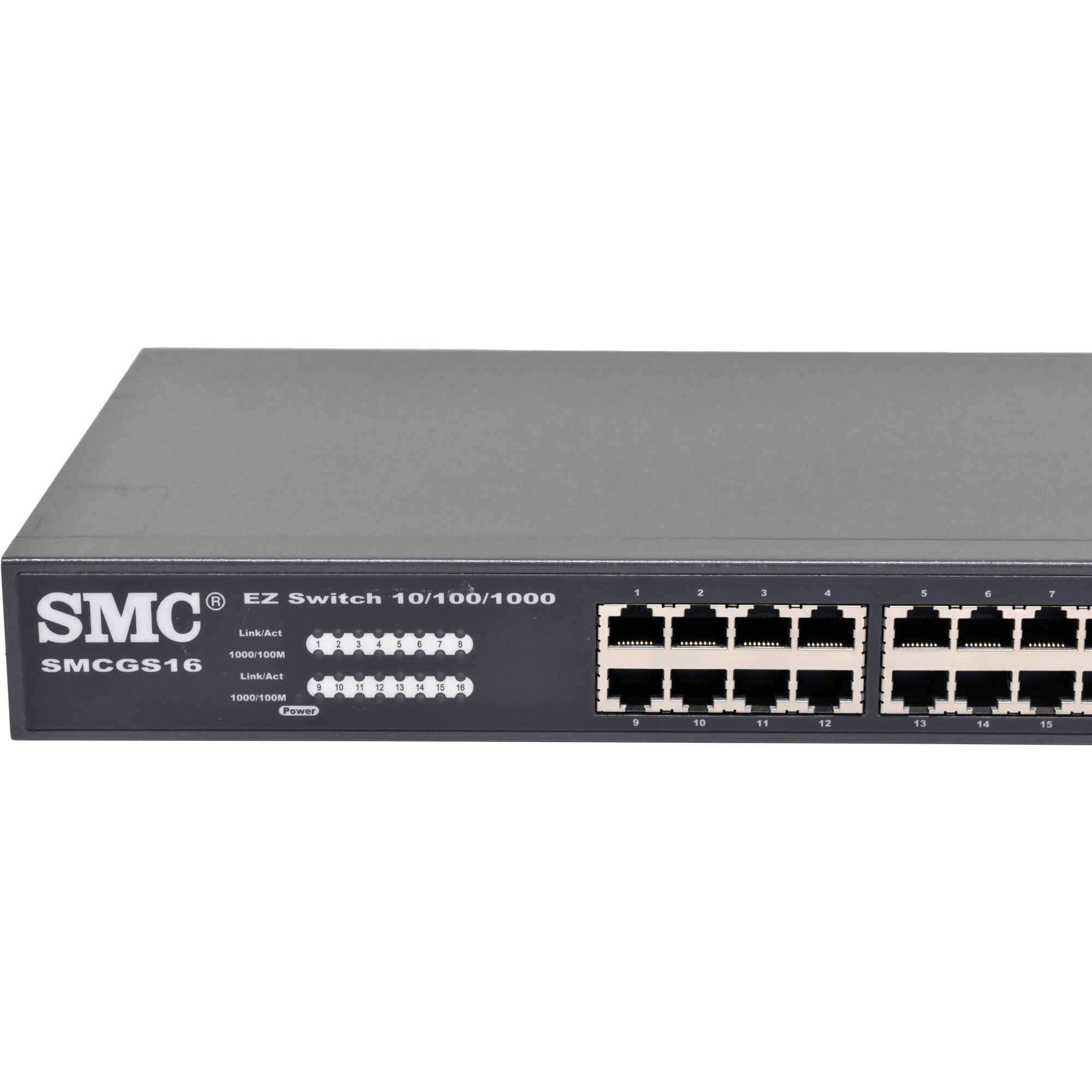 SMC SMCGS16 16-Port RJ-45 Gigabit Ethernet Switch - Piospartslap