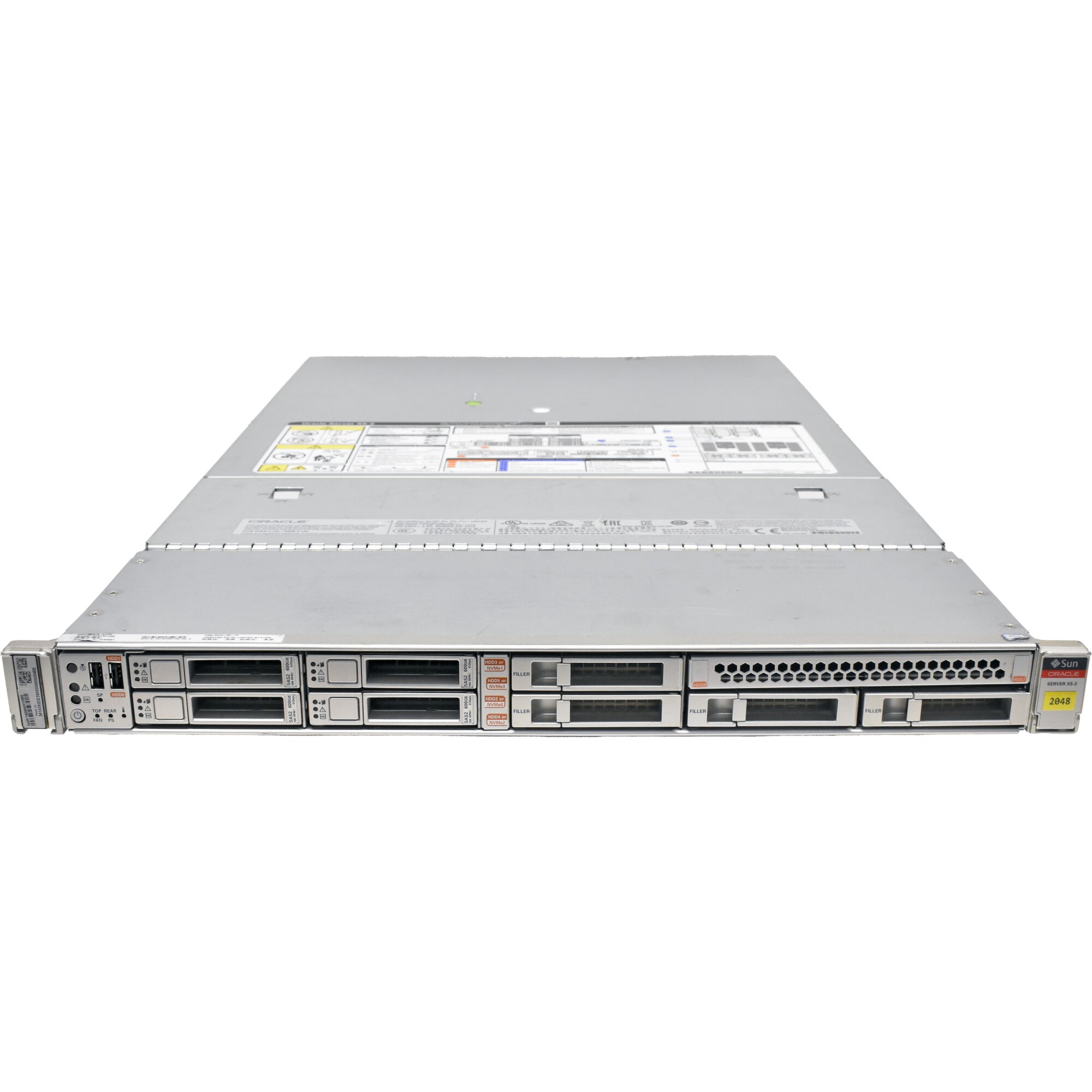 Sun Oracle X5-2 Rack Server 2xE5-2630 v3 32GB RAM 8xSFF 2,5 ohne HDD