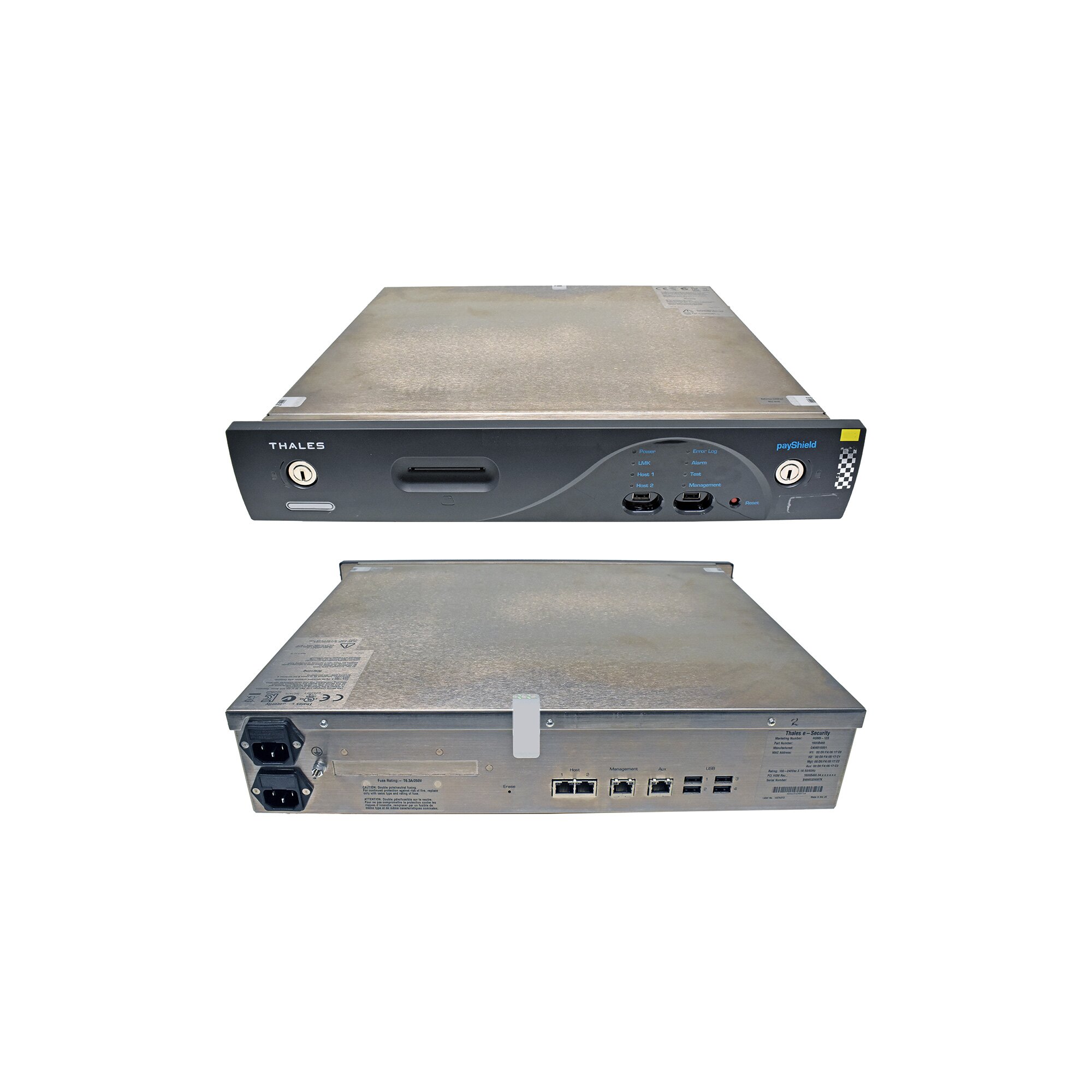 Thales Hardware Security Module HSM9-12S Payshield 9000 1600B44.04 ...