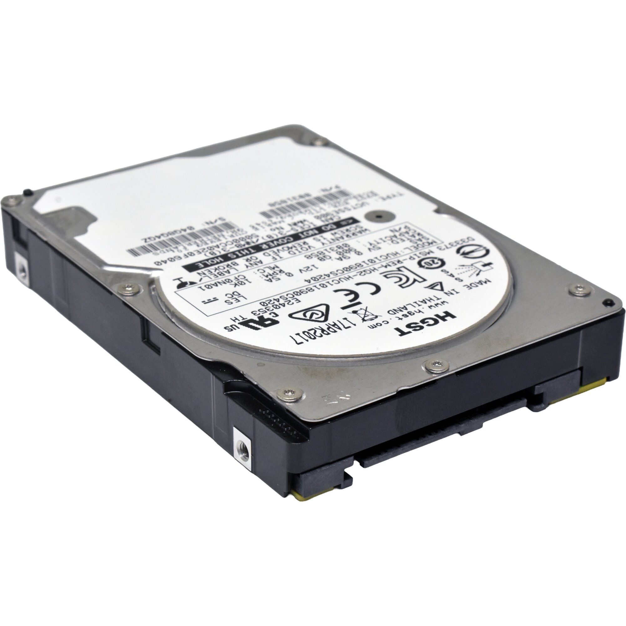HGST 900GB 2.5" 10K 12G SAS HDD HUC101890CS4204 0B31858 512 Bytes