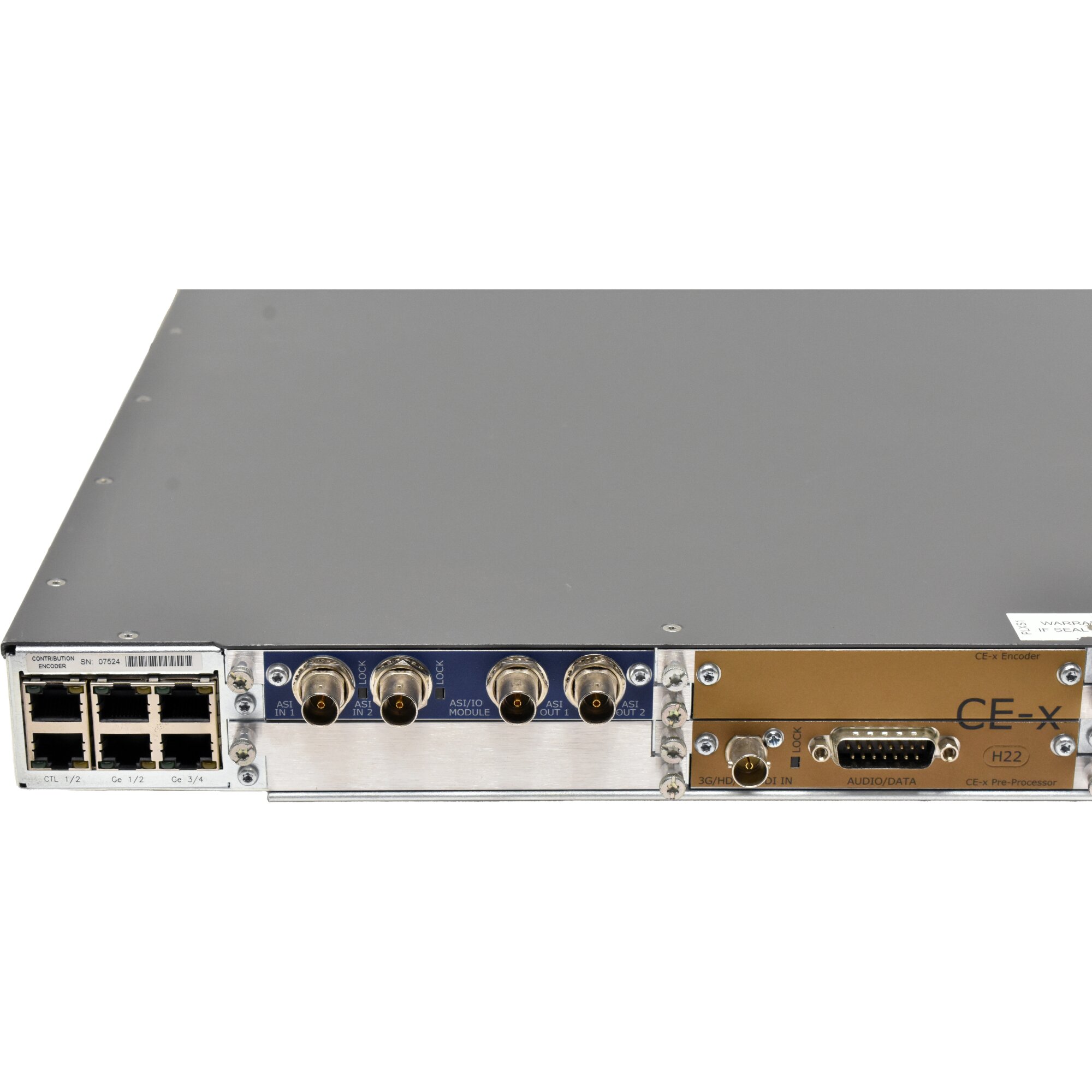 Ericcson Contribution Video Encoder 1U Series 11 Dual-PSU Version CE ...
