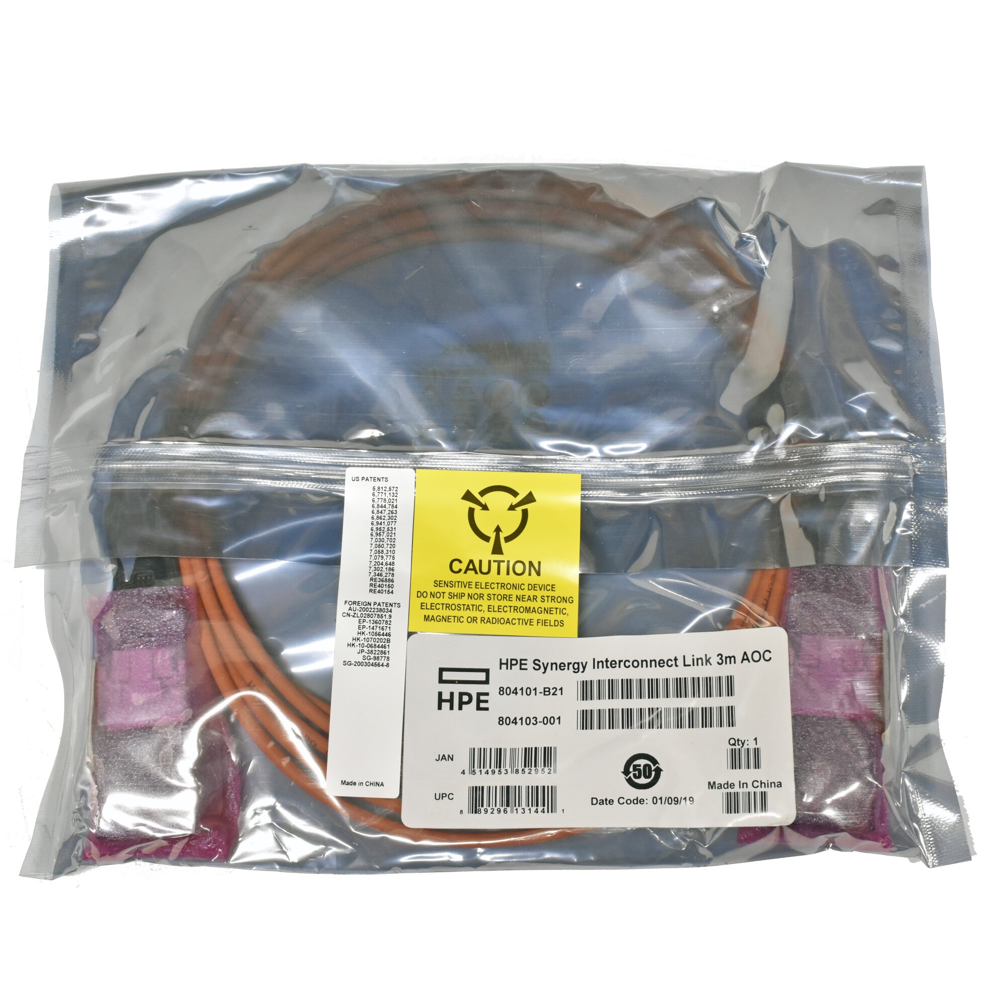 HP 804103-001 3m CXP - CXP HP Synergy Interconnect Link Cable ...