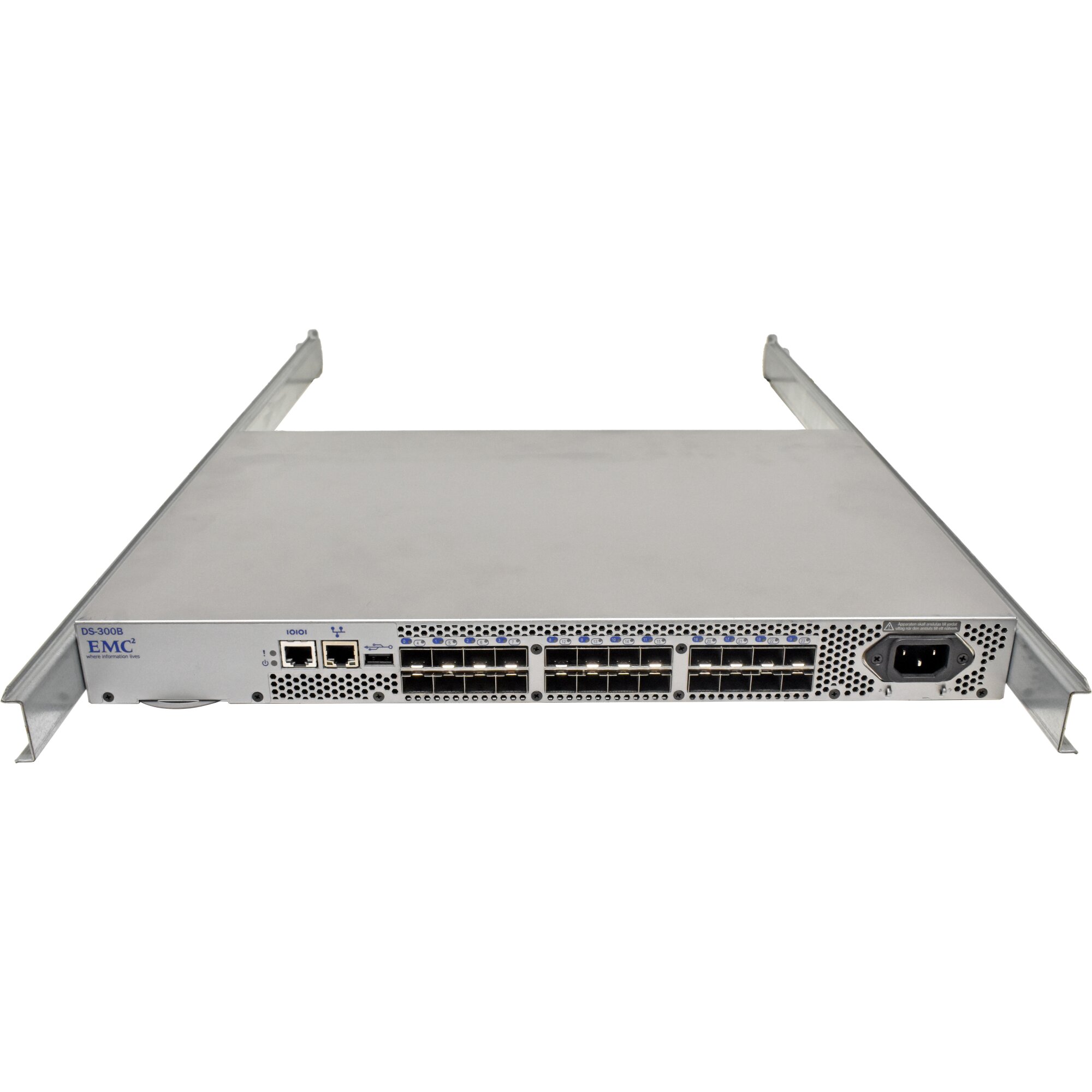 EMC DS-300B EM-320-0008 100-652-065 24-Port 8G SAN FC Switch 16 akt ...