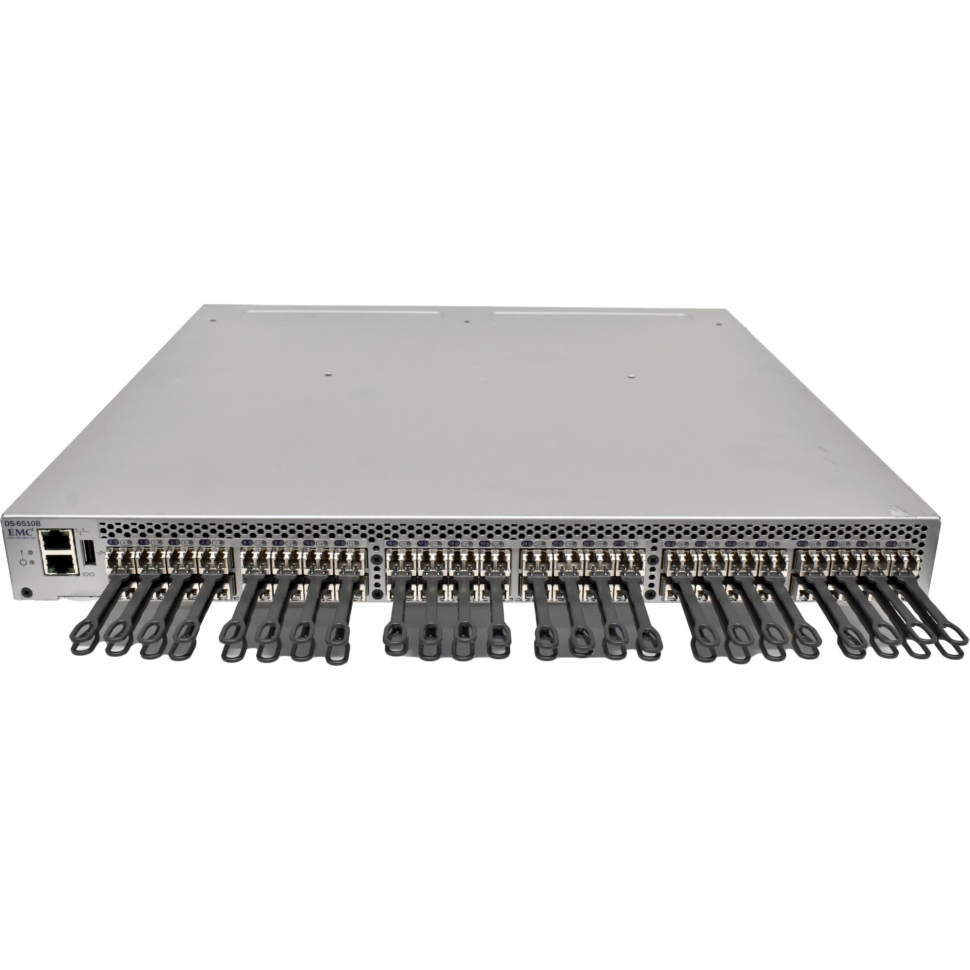 EMC DS-6510B EM-6510-24-8G-R 100-652-595 48-Port 16G SFP+ FC Switch +48 ...