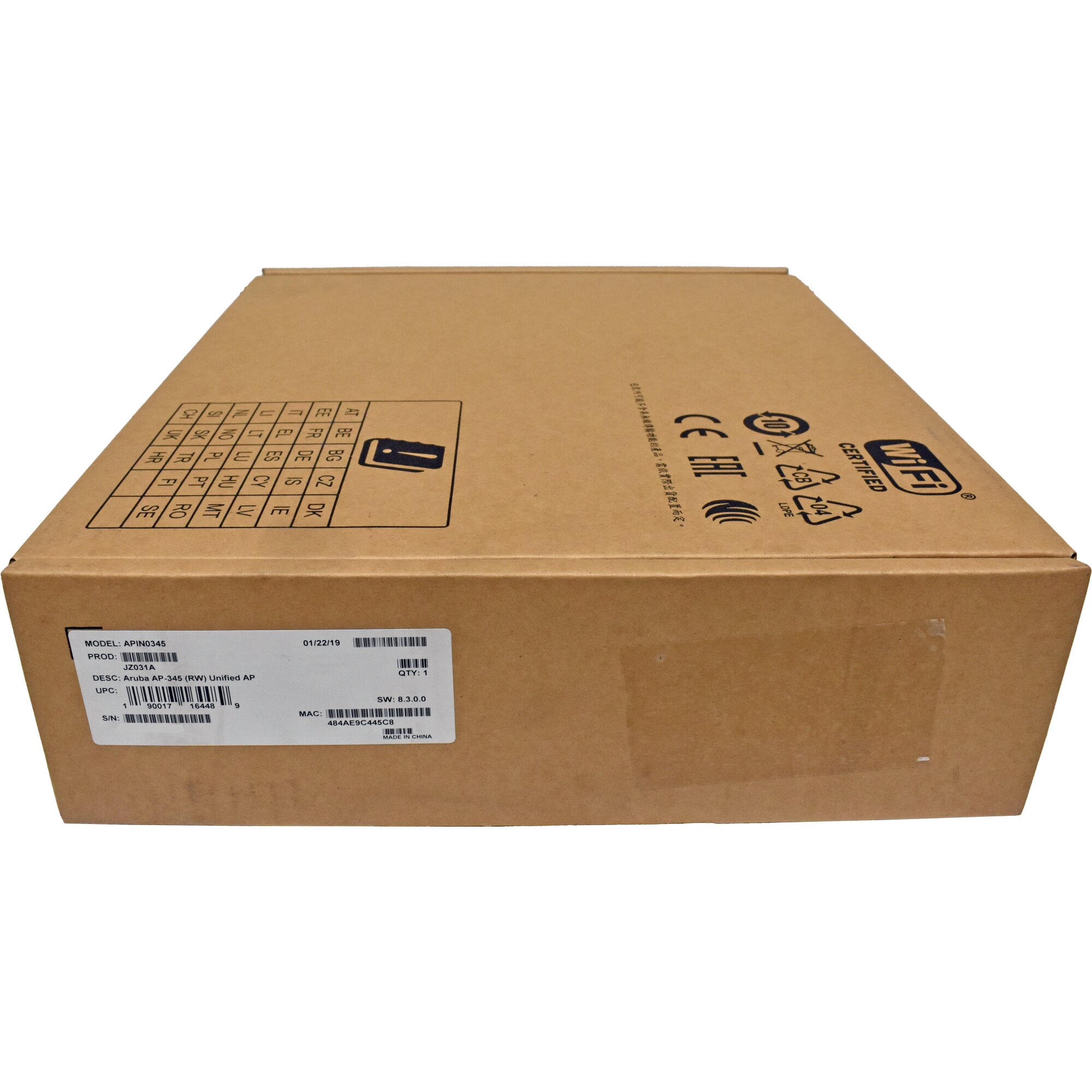 Aruba AP-345 APIN0345 Dual Radio 5-GHz 802.11ac 4x4 MIMO WLAN Access ...