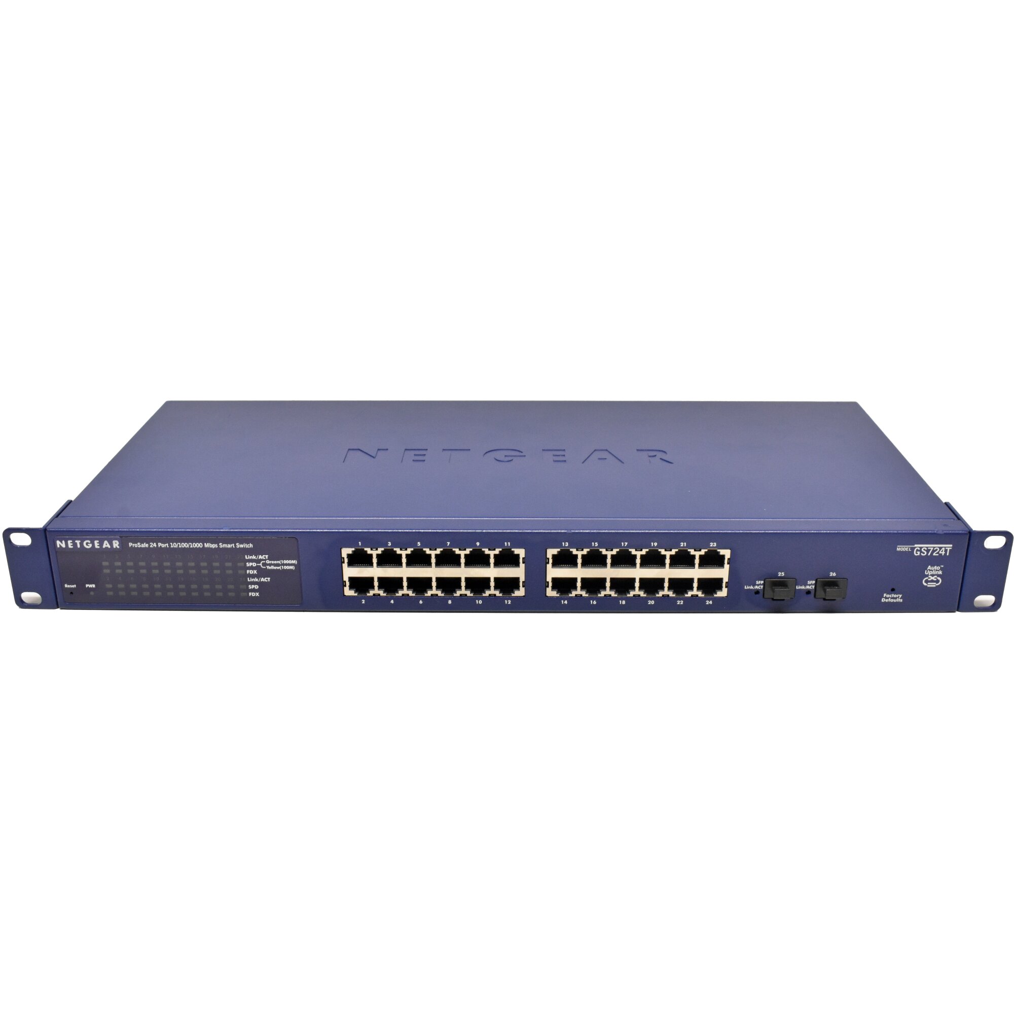 Netgear GS724v4 24-Port RJ-45 GE Switch 2x 1G SFP