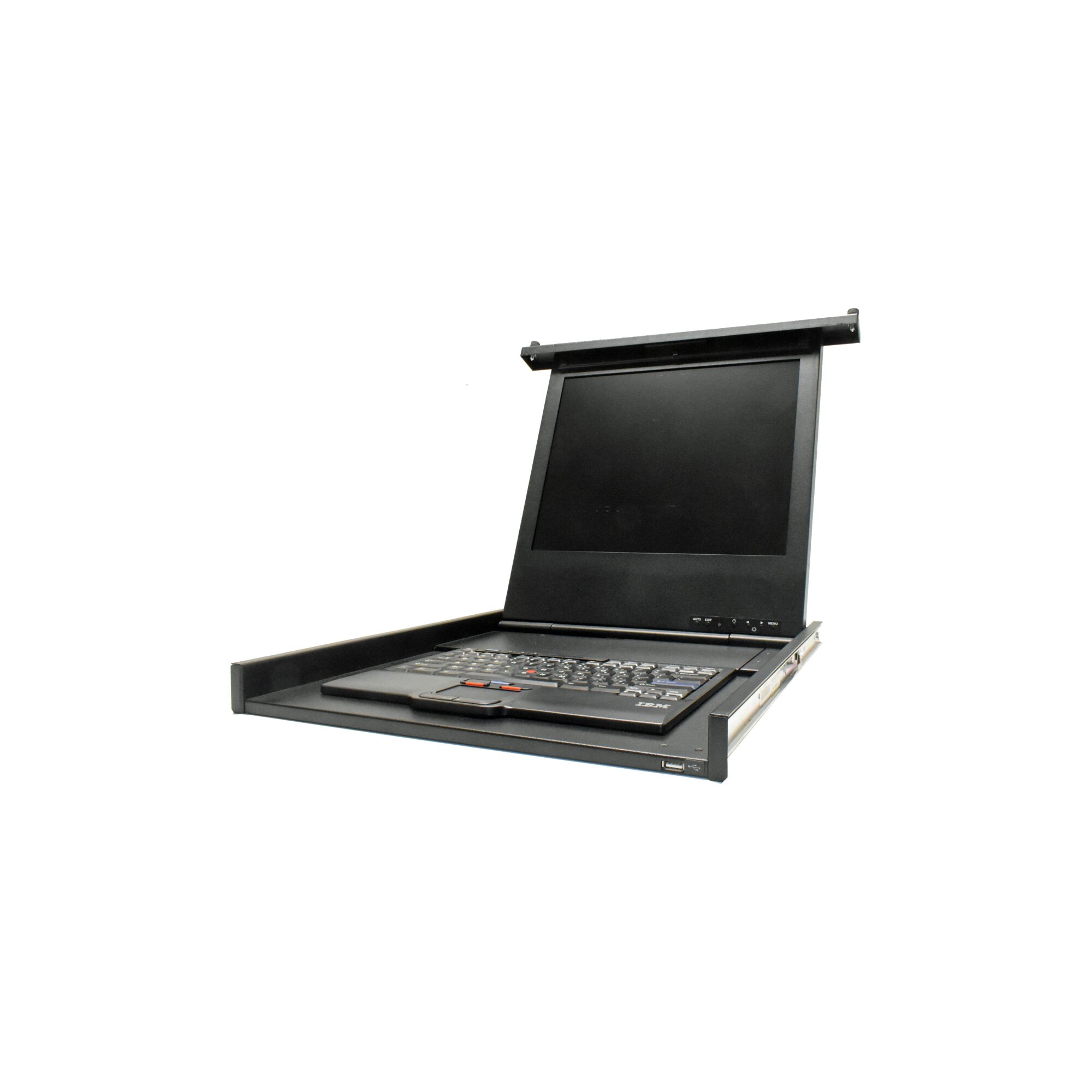 IBM 1723-RX1 17 Zoll Flat Panel KVM-Console QWERTZ SK8845 Keyboard 39M2965