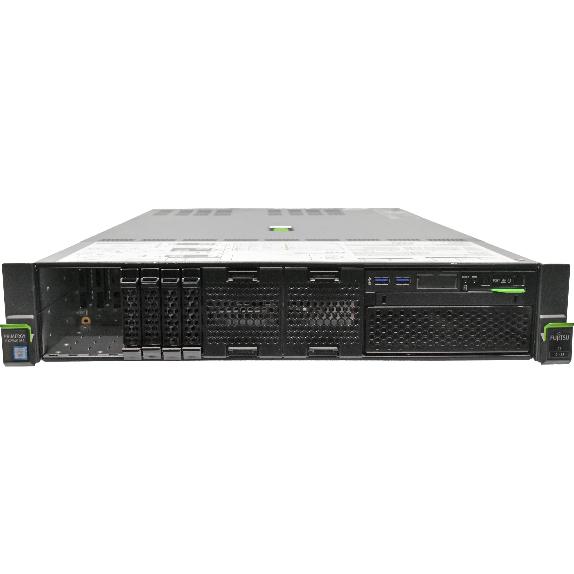 Fujitsu Primergy RX2540 M4 Server Xeon GOLD 5115 2,4Ghz & 96GB RAM 8x 2 ...