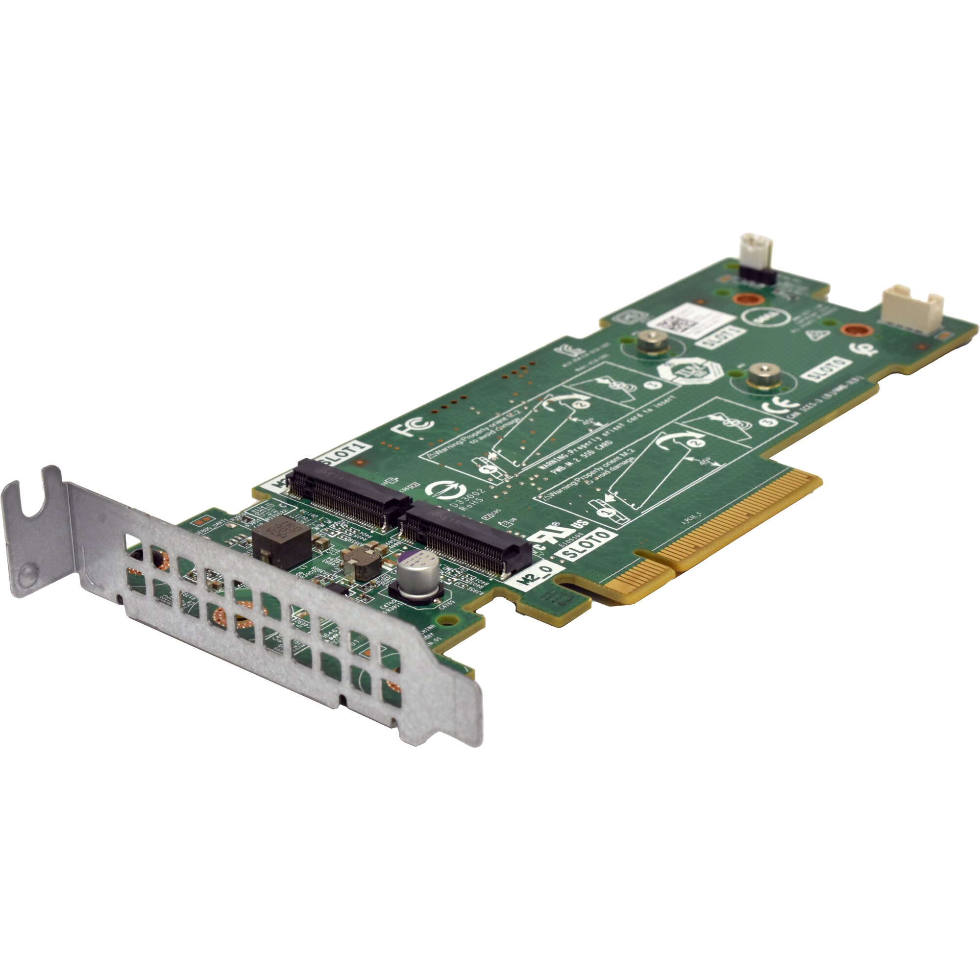 Dell 061F54 BOSS SSD Adapter Card PCI-Express x8 to 2x M.2 2280 SSD ...