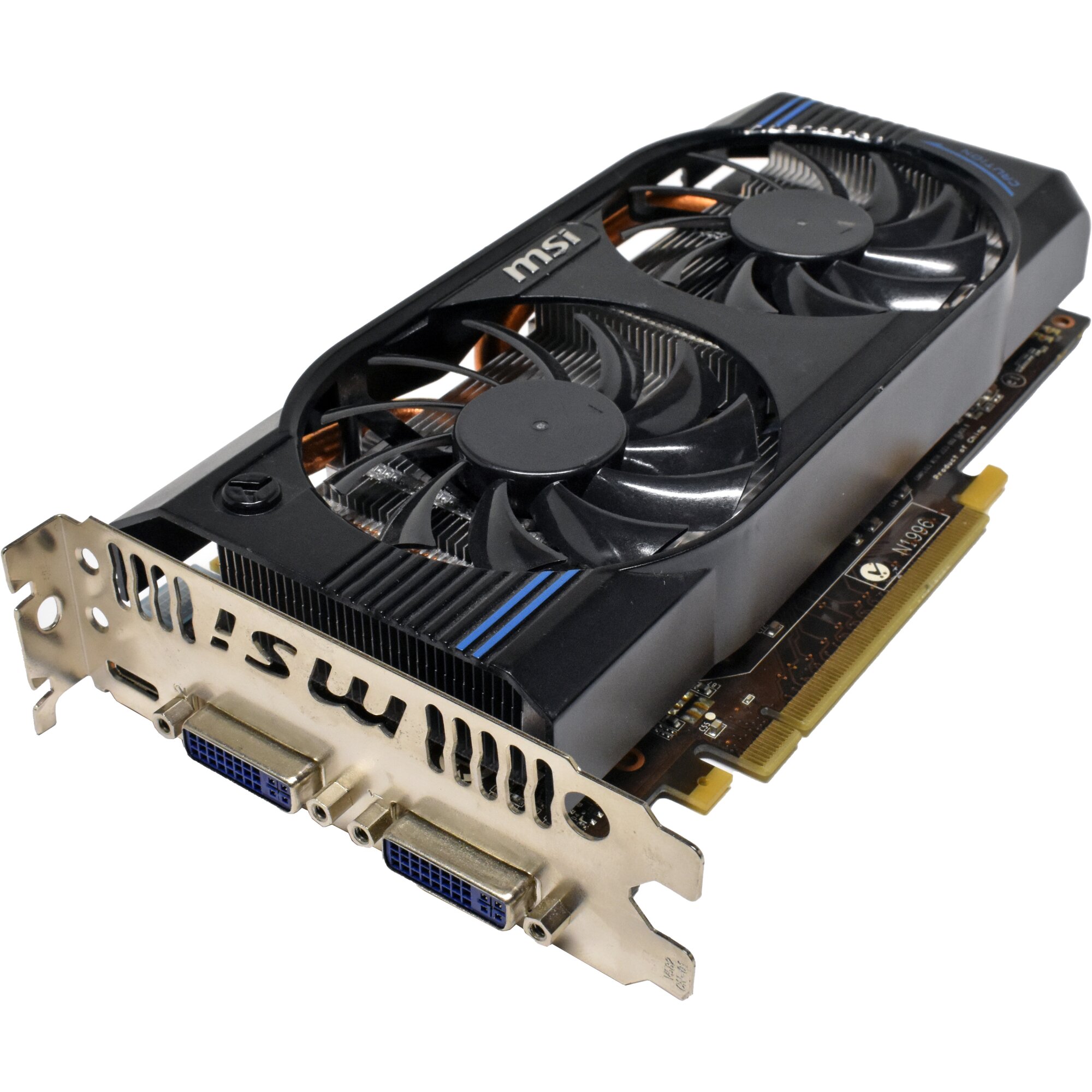 MSI N560GTX-M2D1GD5 NVIDIA GeForce GTX 560 Graphics Card 1GB GDDR5 PCIe ...